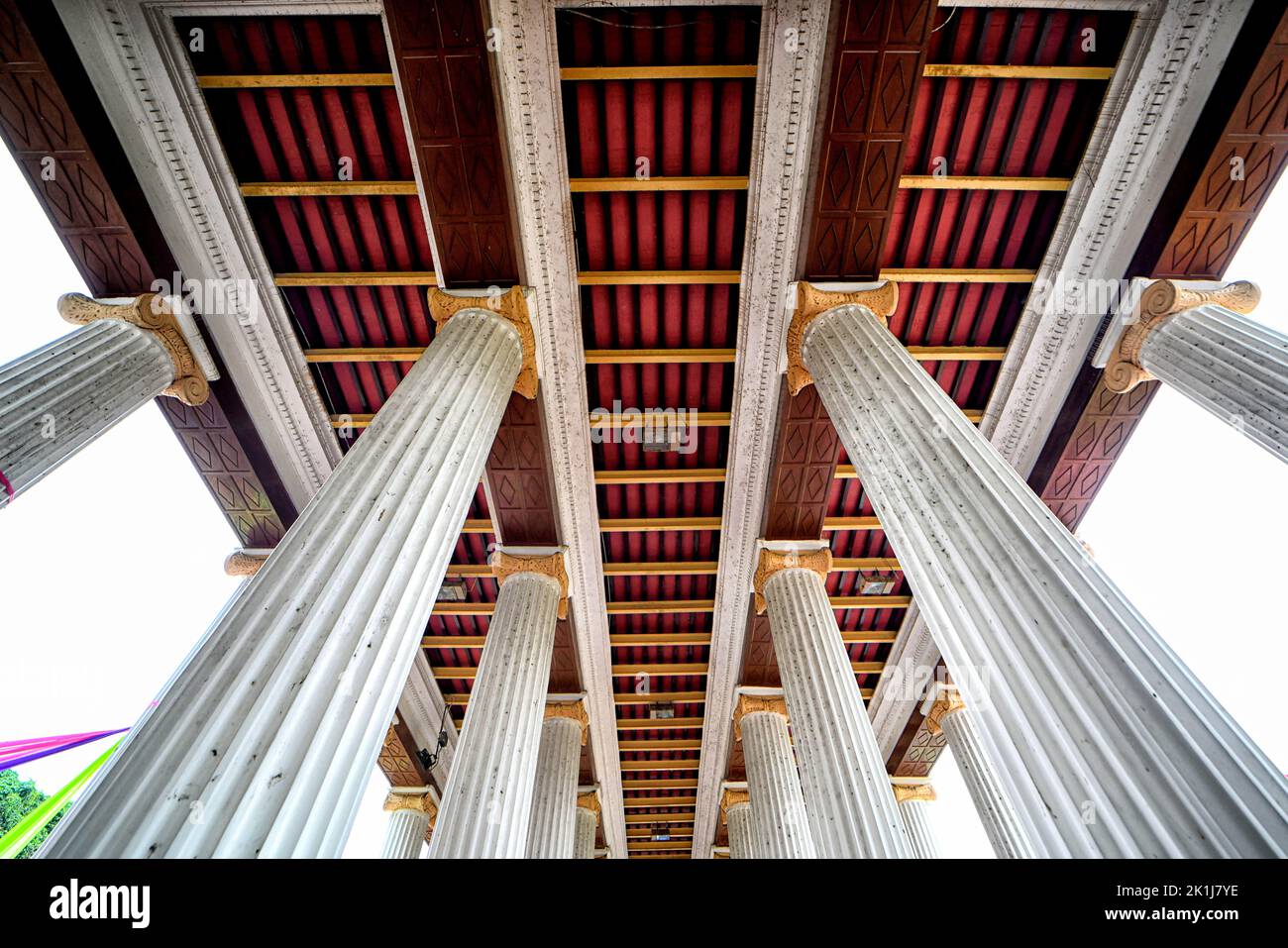 Low angle view of the heritage Architecture of Prinsep Monument at ...