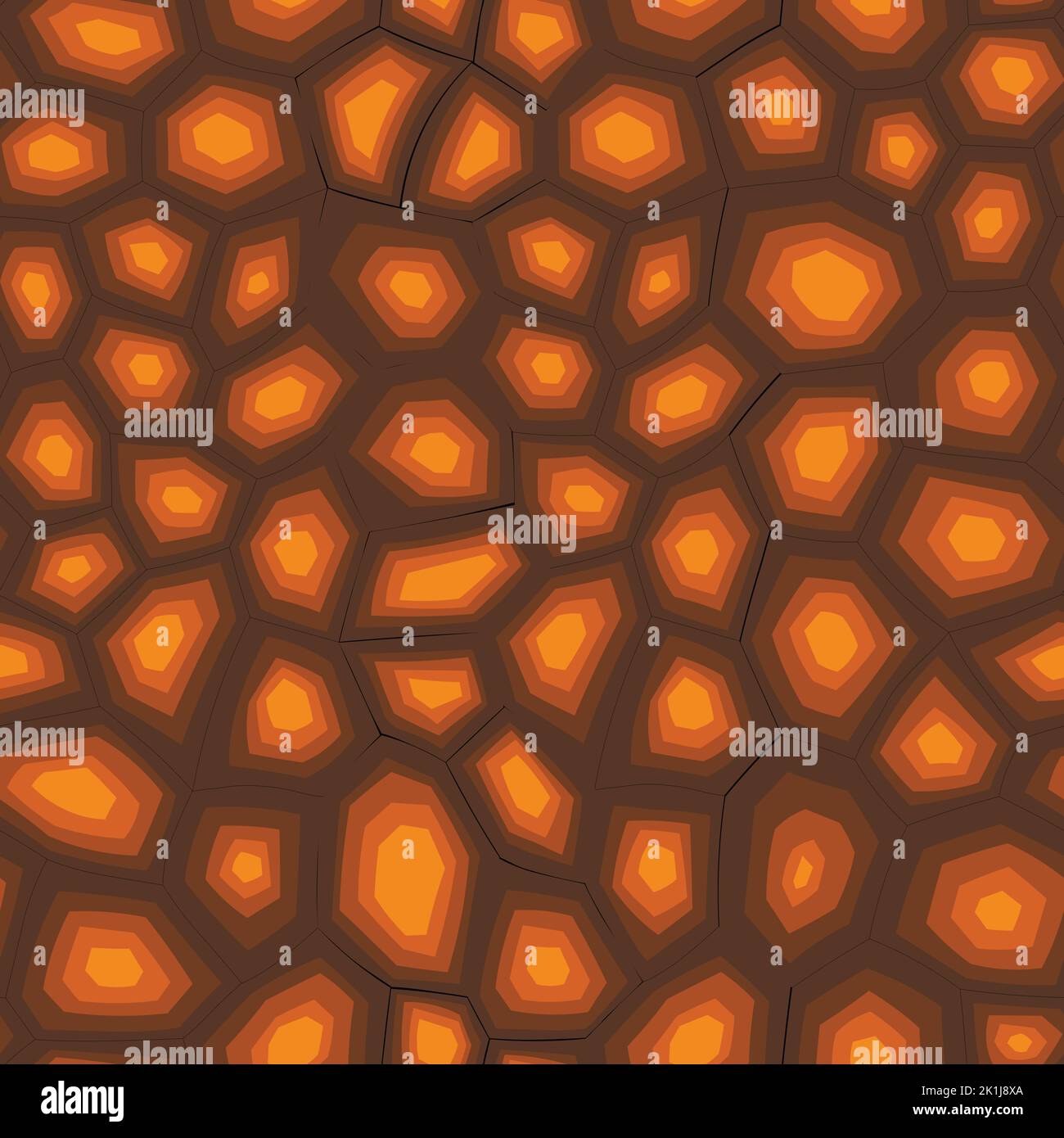 Abstract modern turtle shell seamless pattern. Animals trendy ...