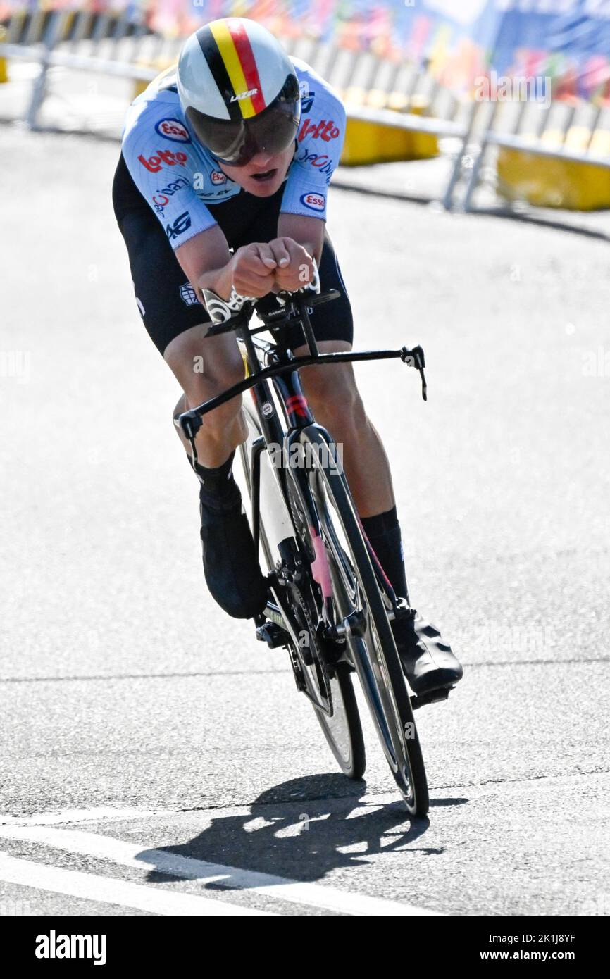Wollongong, Australia. 19th Sep, 2022. Belgian Lennert Van Eetvelt ...
