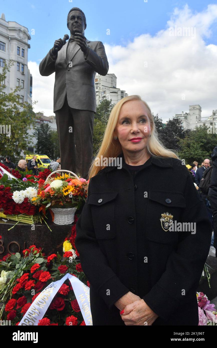Moscow. The widow of the singer Joseph Kobzon, the honored worker of ...