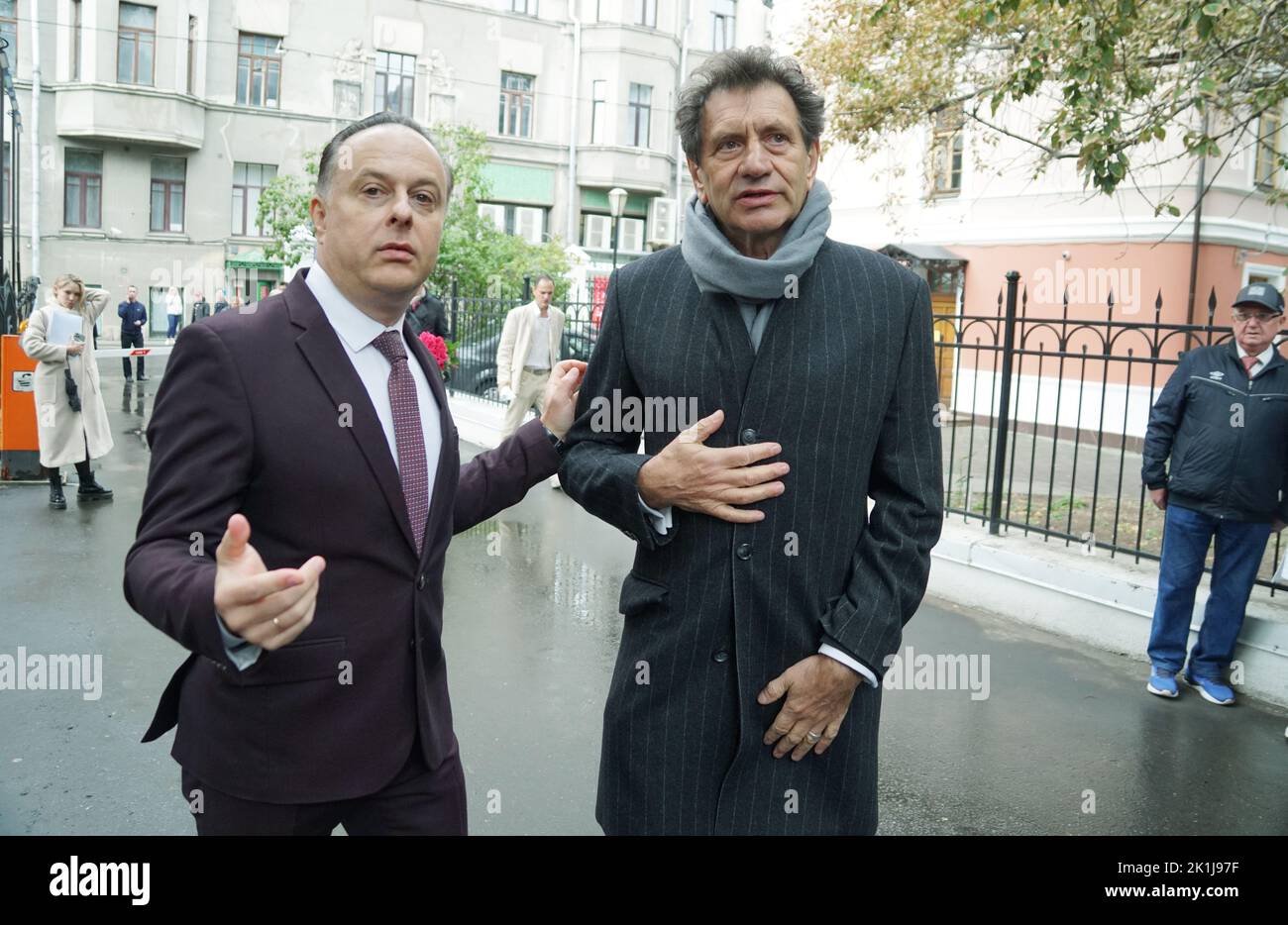 September 6, 2022. - Russia, Moscow. - A ceremony to unveil monuments ...