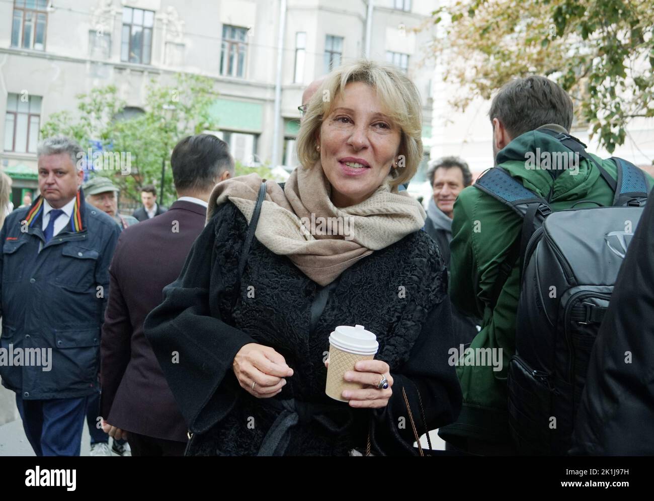 September 6, 2022. - Russia, Moscow. - A ceremony to unveil monuments ...