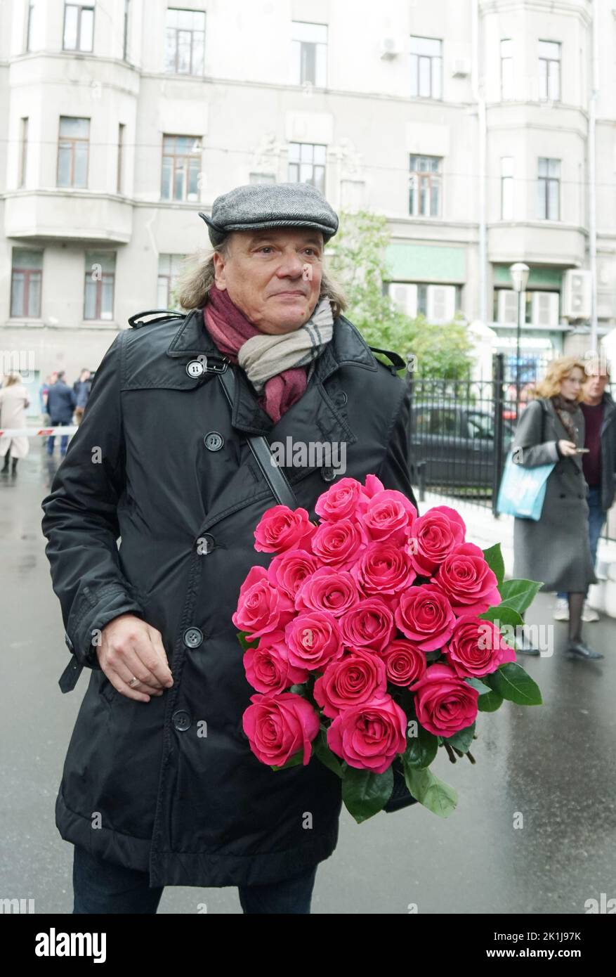 September 6, 2022. - Russia, Moscow. - A ceremony to unveil monuments ...