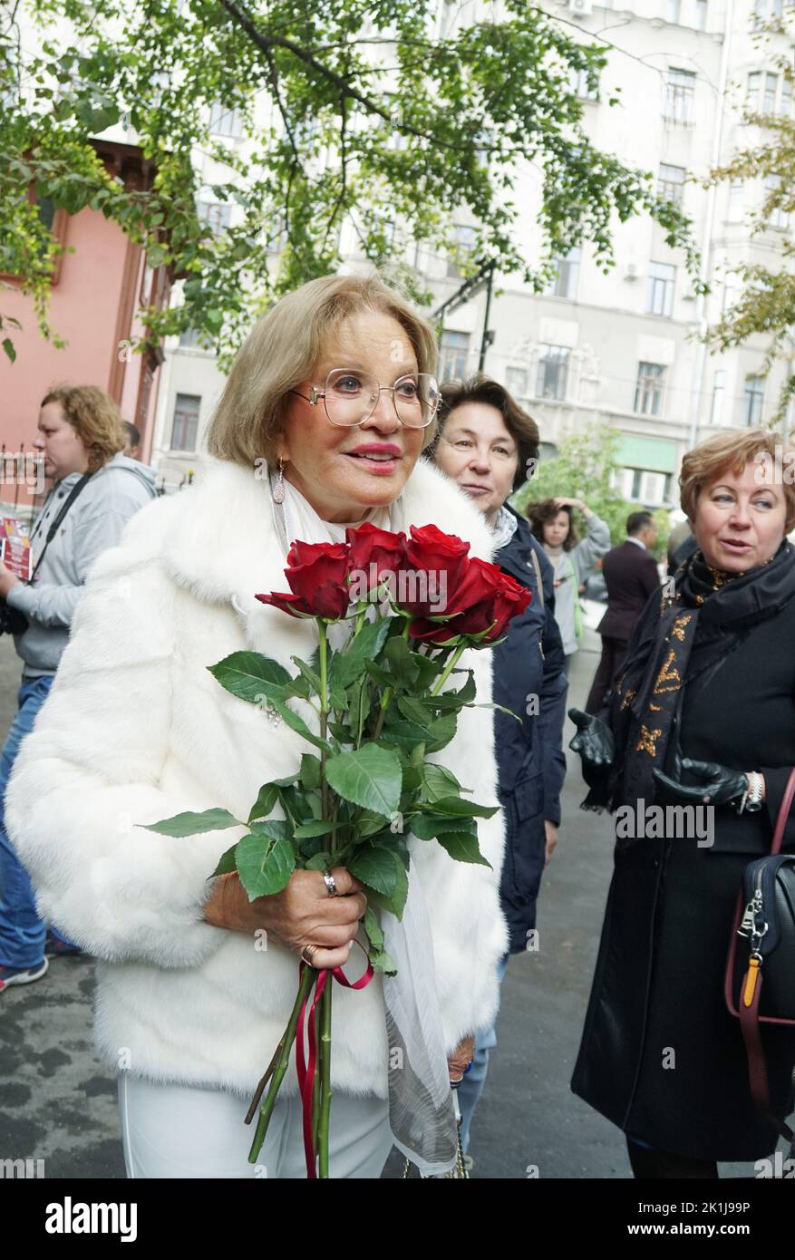 September 6, 2022. - Russia, Moscow. - A ceremony to unveil monuments ...