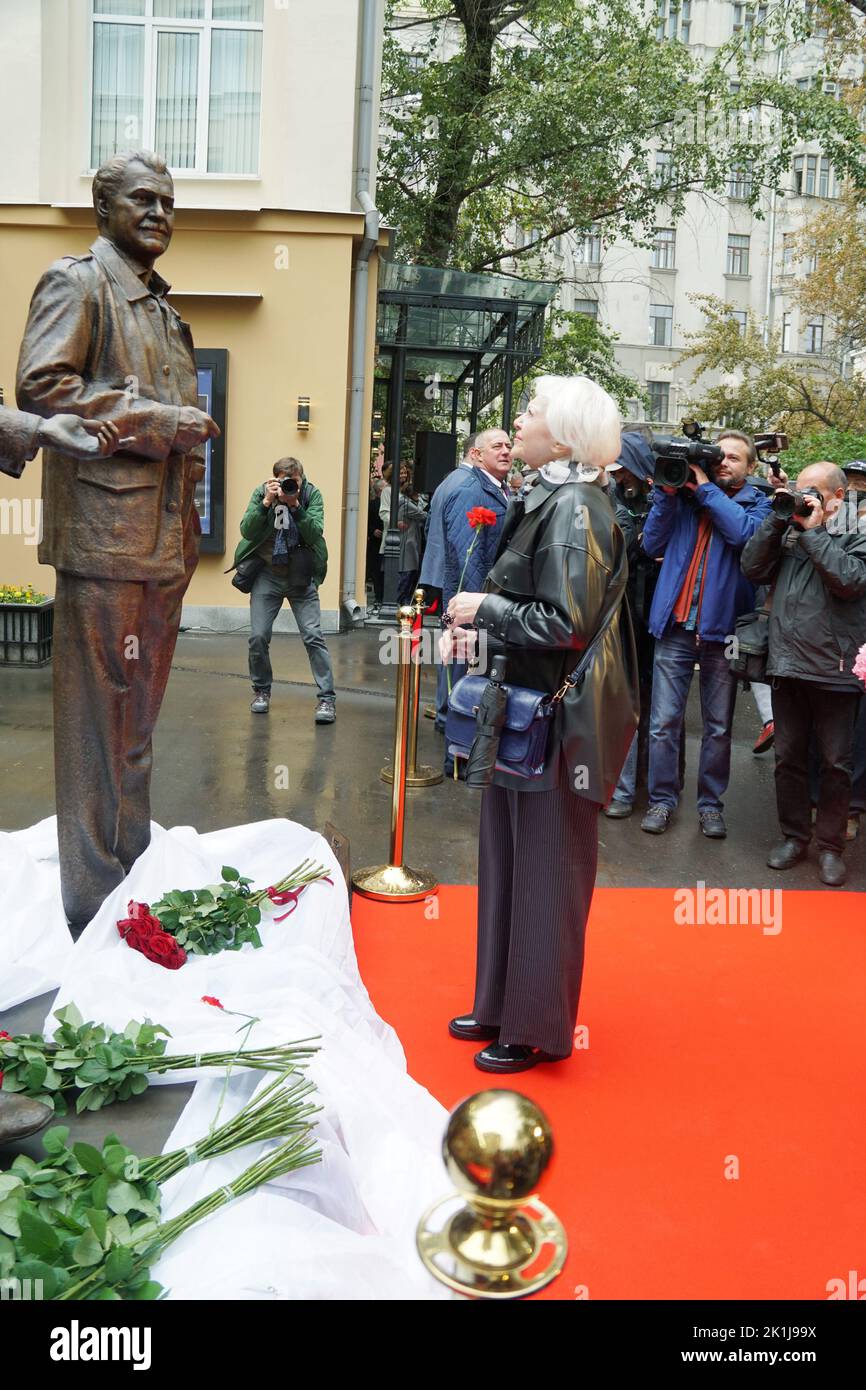 September 6, 2022. - Russia, Moscow. - A ceremony to unveil monuments ...