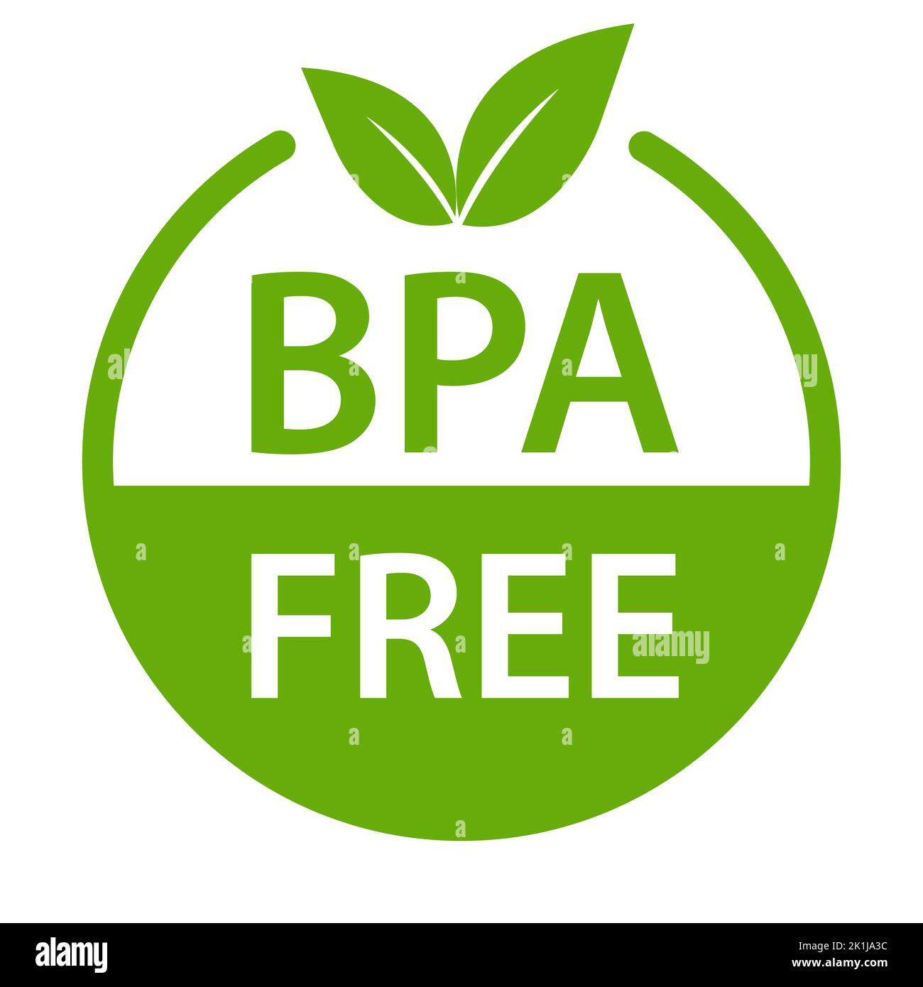 BPA FREE bisphenol A and phthalates free icon vector non toxic plastic ...