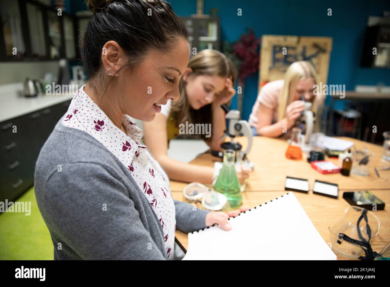 Chemistry laboratory classroom students hi-res stock photography and ...