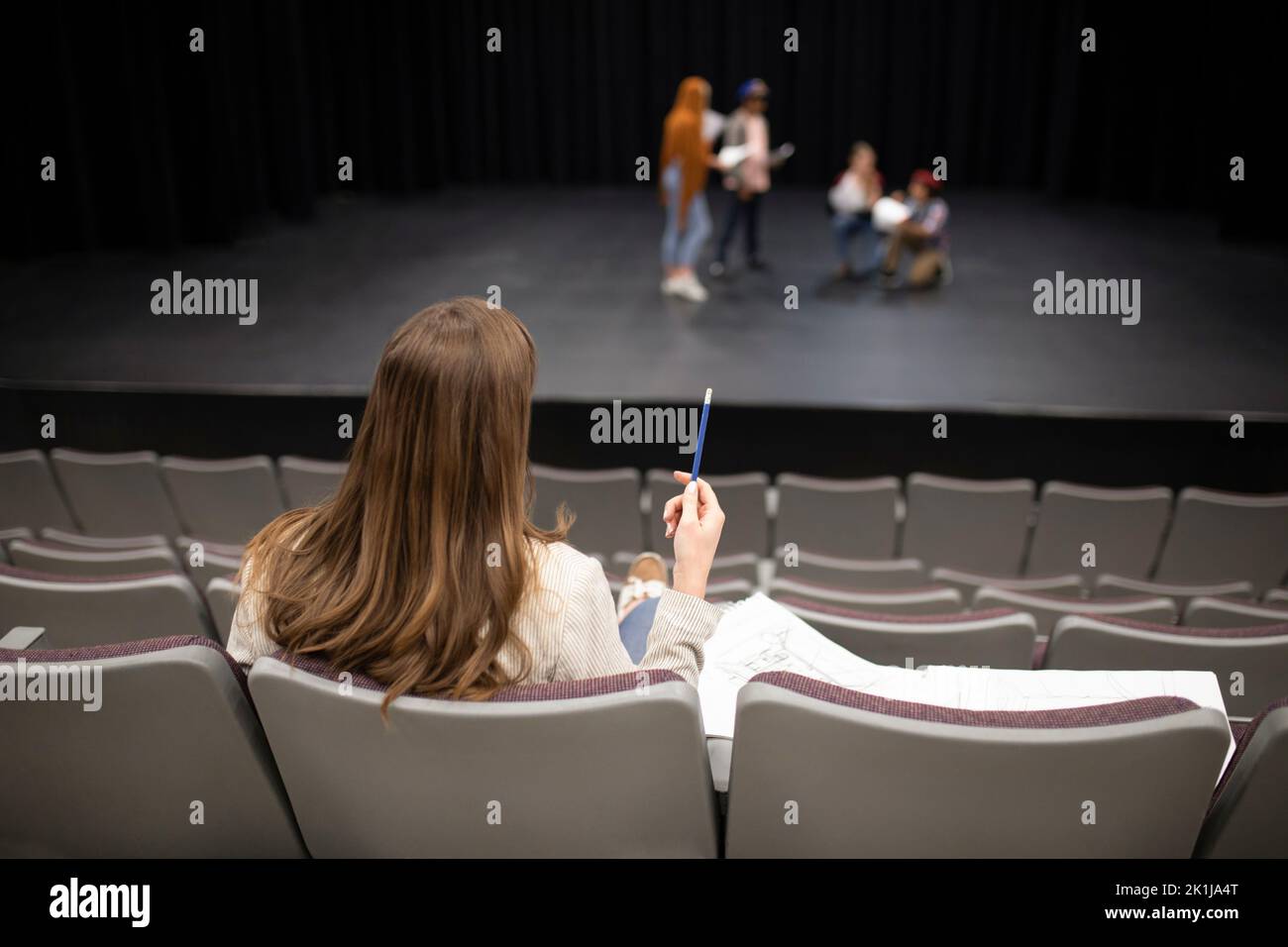 High school theater stage hi-res stock photography and images - Alamy