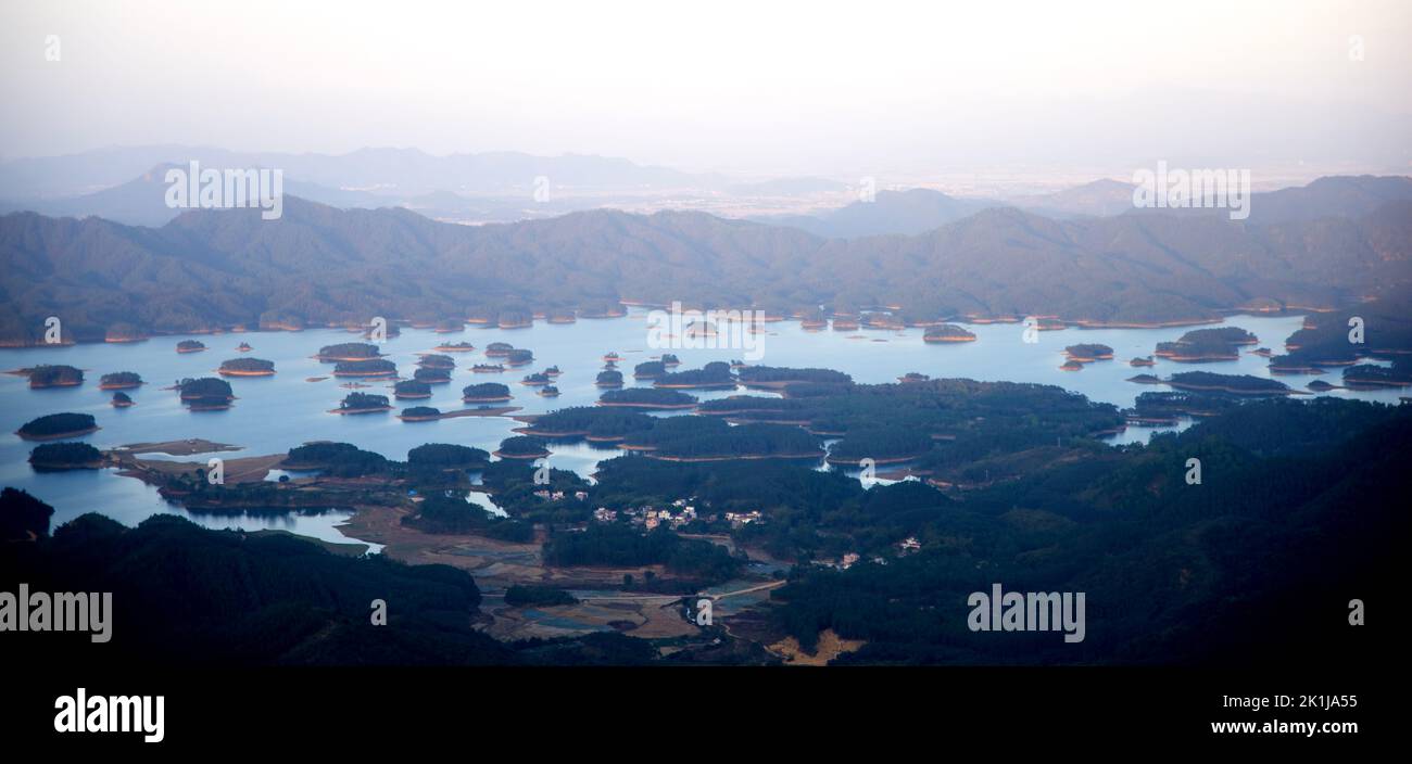 Islands lake by drone’s view Stock Photo - Alamy