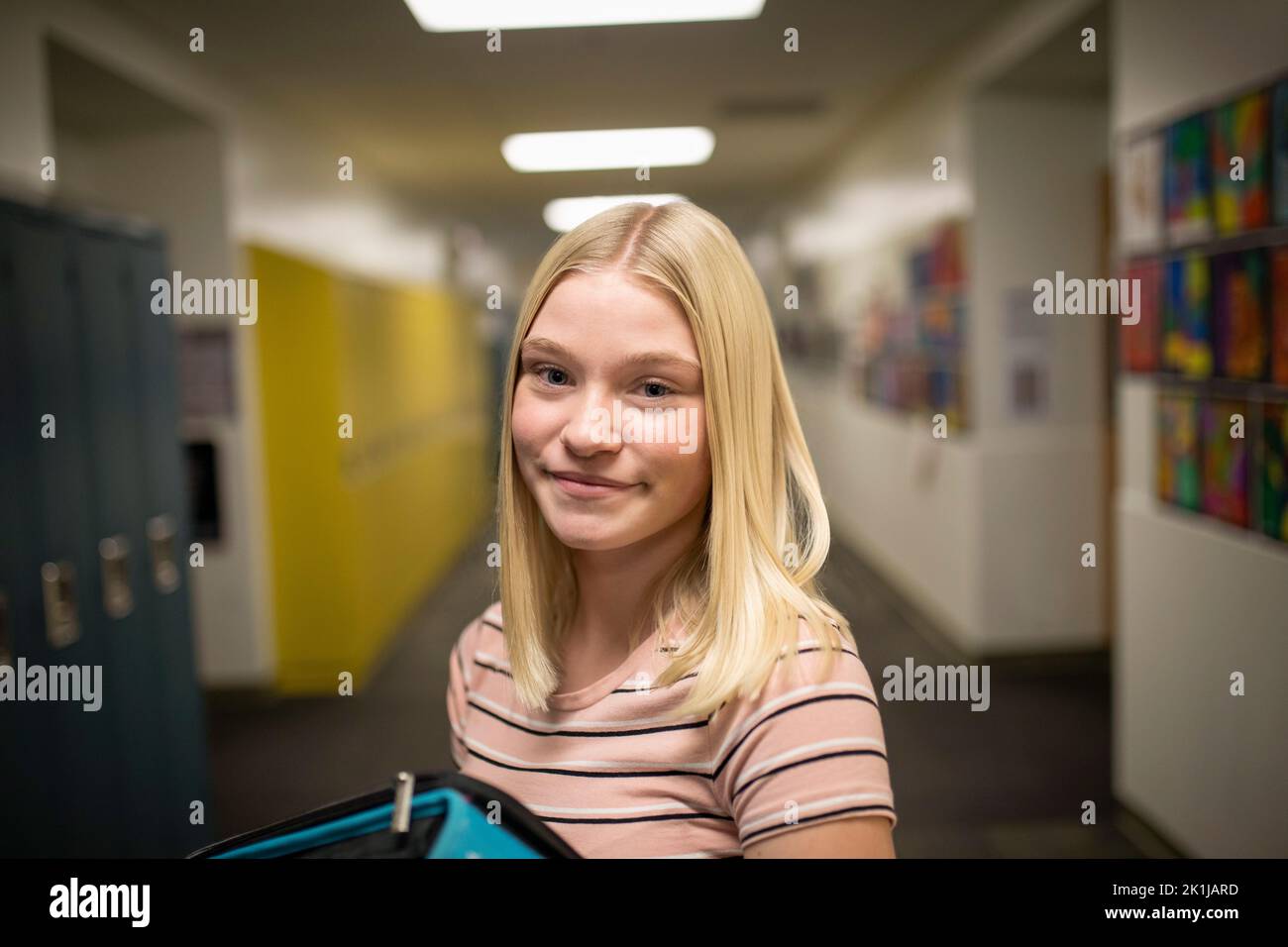 Junior high school girls portrait hi-res stock photography and images ...