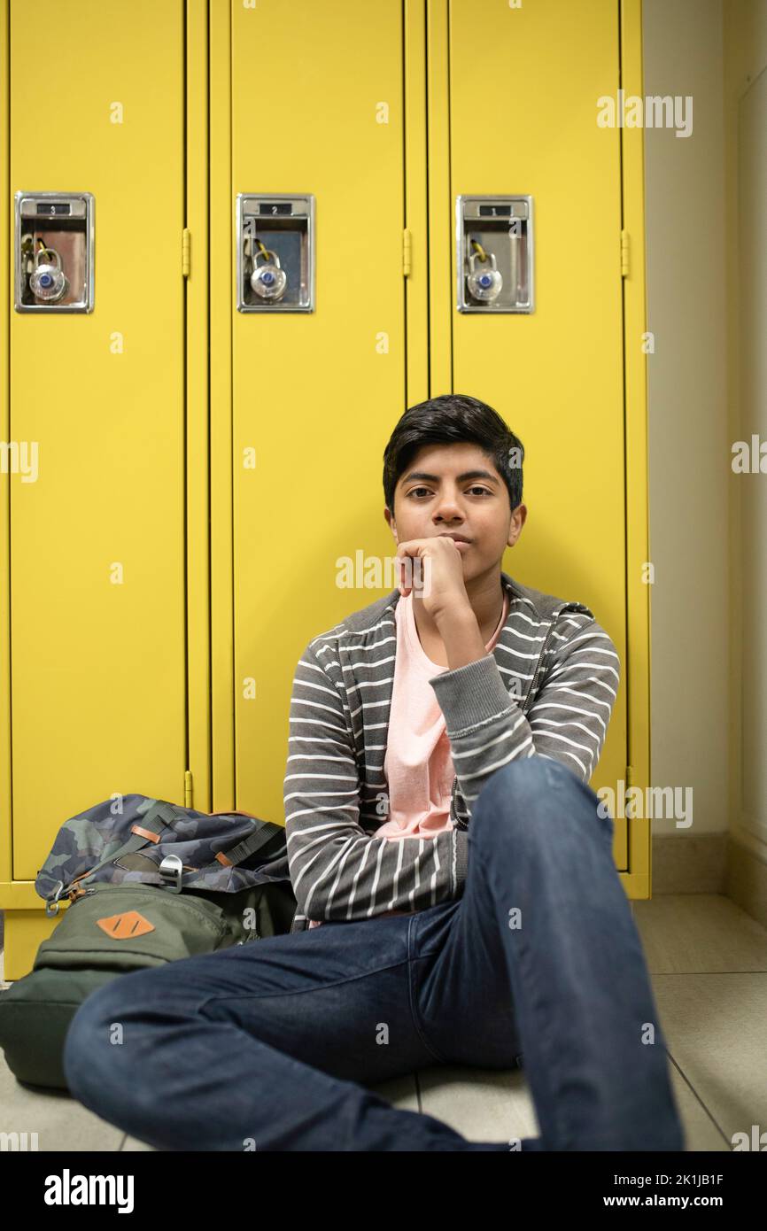 Tween boy locker hi-res stock photography and images - Alamy
