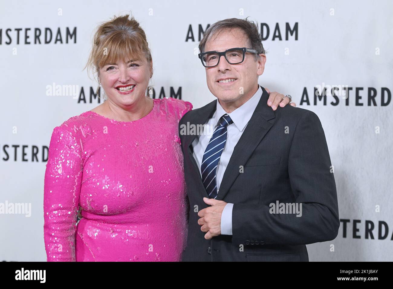 New York, USA. 18th Sep, 2022. Holly Davis and David O. Russell attend the New York Premiere of ...