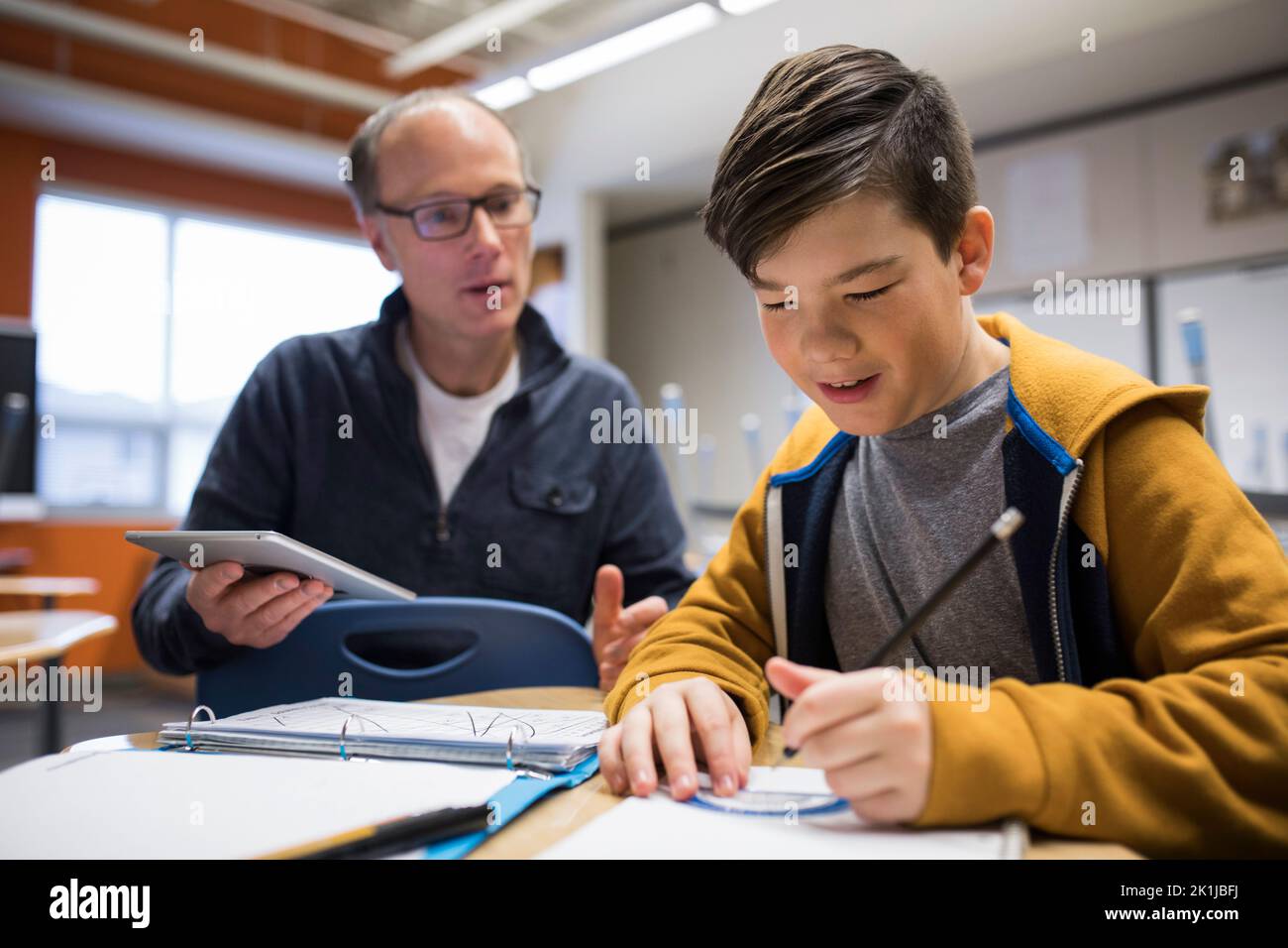 Student explaining math problem hi-res stock photography and images - Alamy