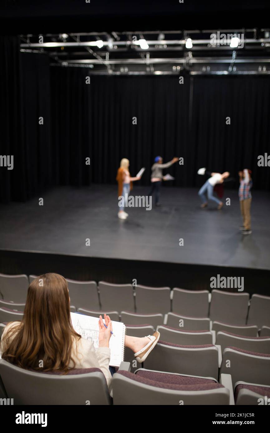Focus stage school play hi-res stock photography and images - Alamy