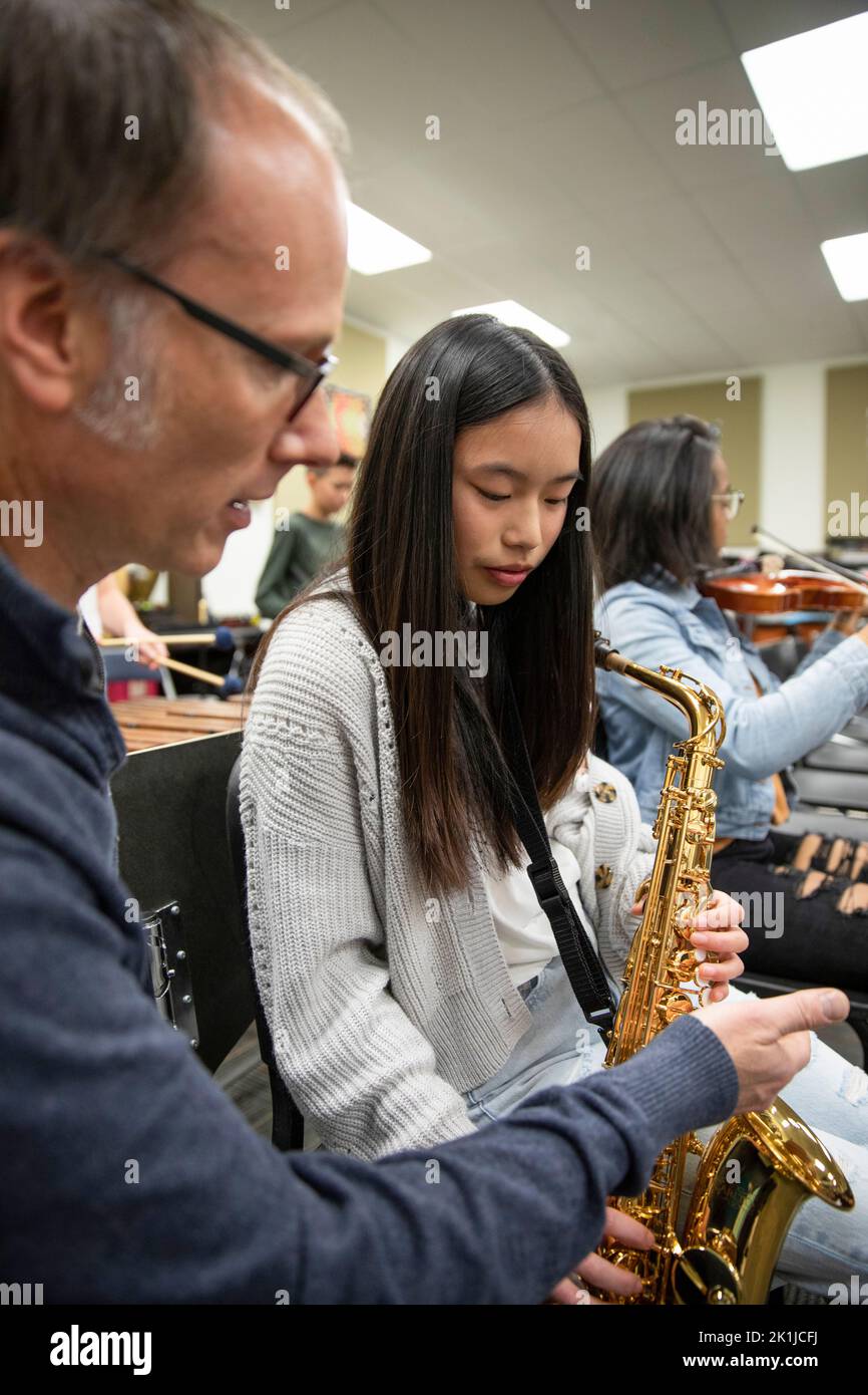 Junior teacher hi-res stock photography and images - Alamy