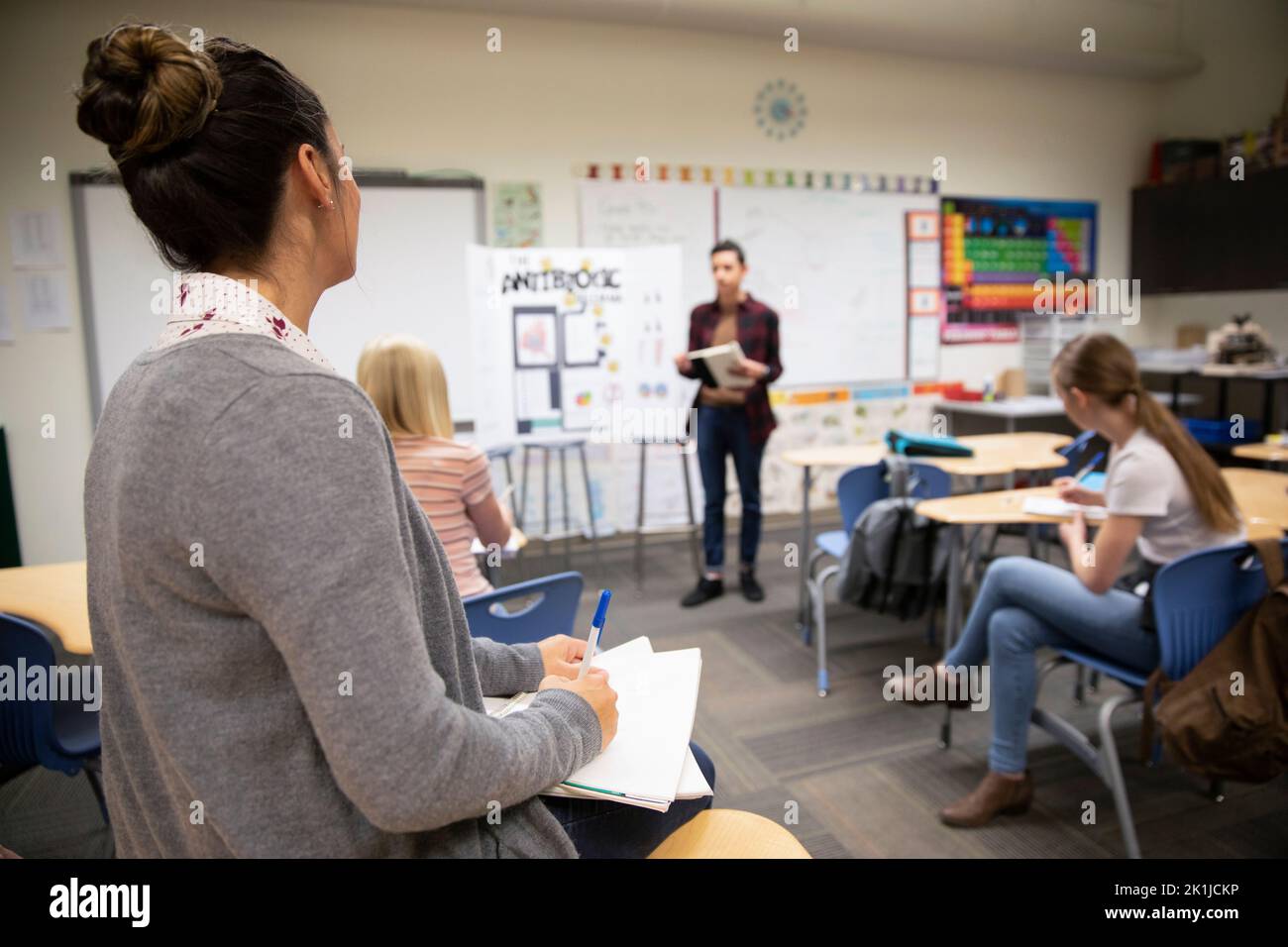 School project student teacher hi-res stock photography and images - Alamy