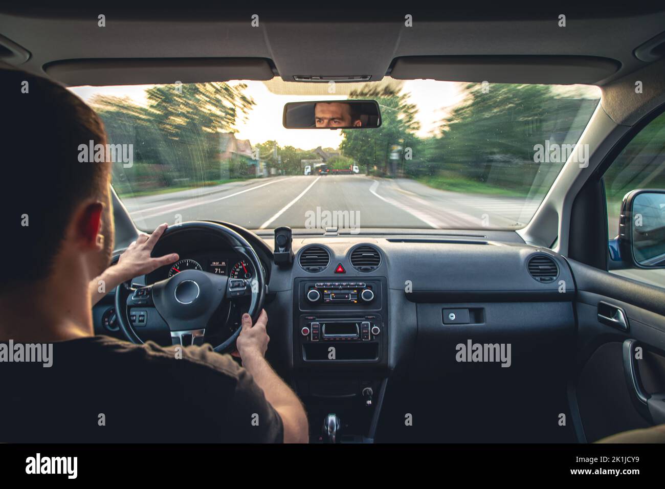 Car driver point of view hands wheel hi-res stock photography and ...