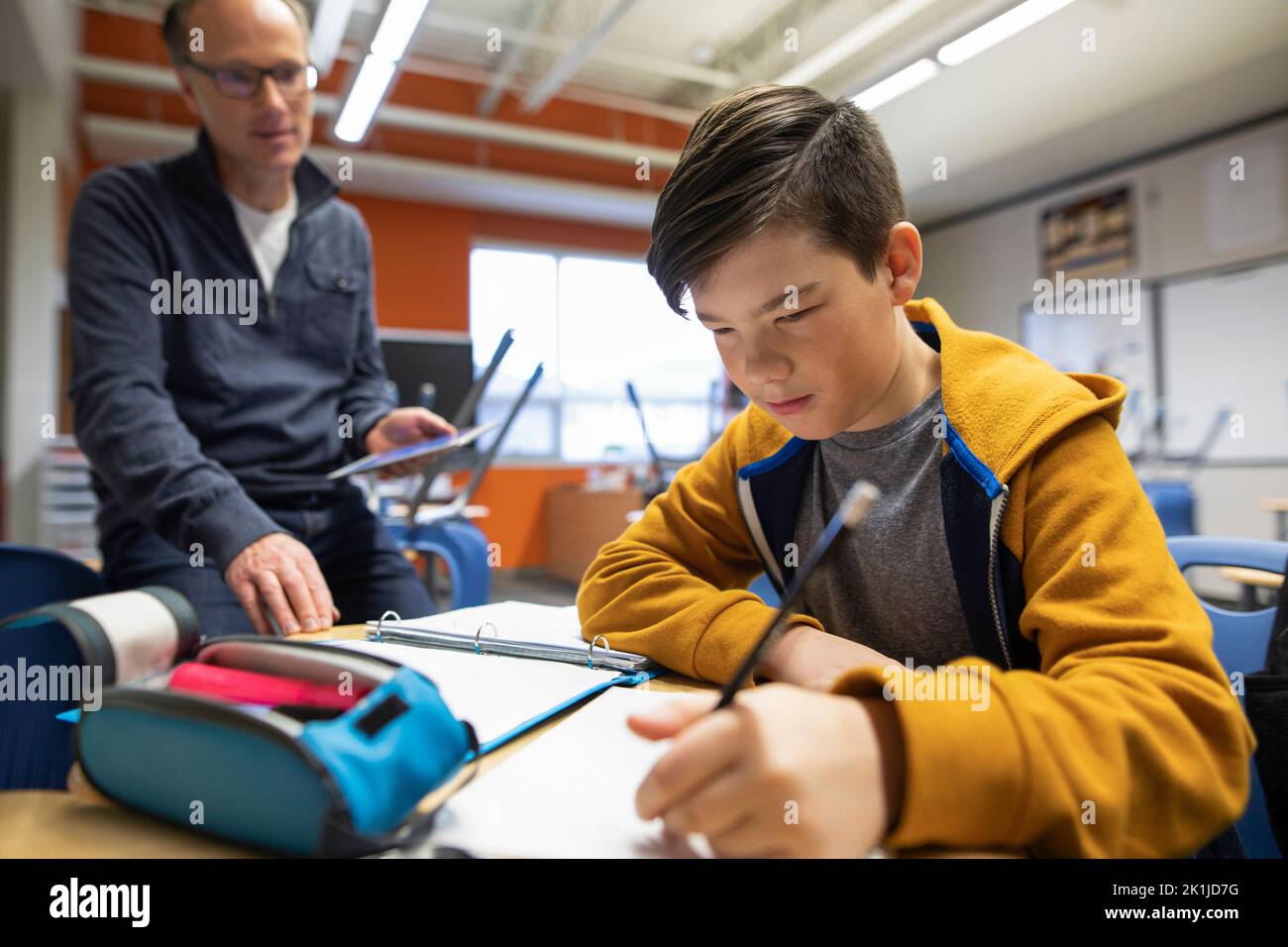 Junior high student hi-res stock photography and images - Alamy