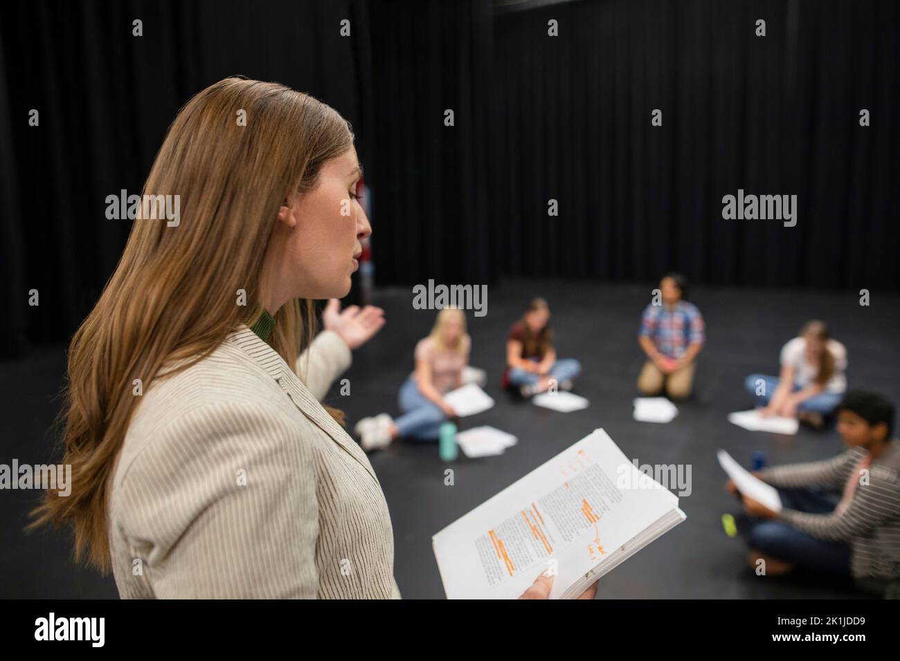 Female teacher class hi-res stock photography and images - Alamy