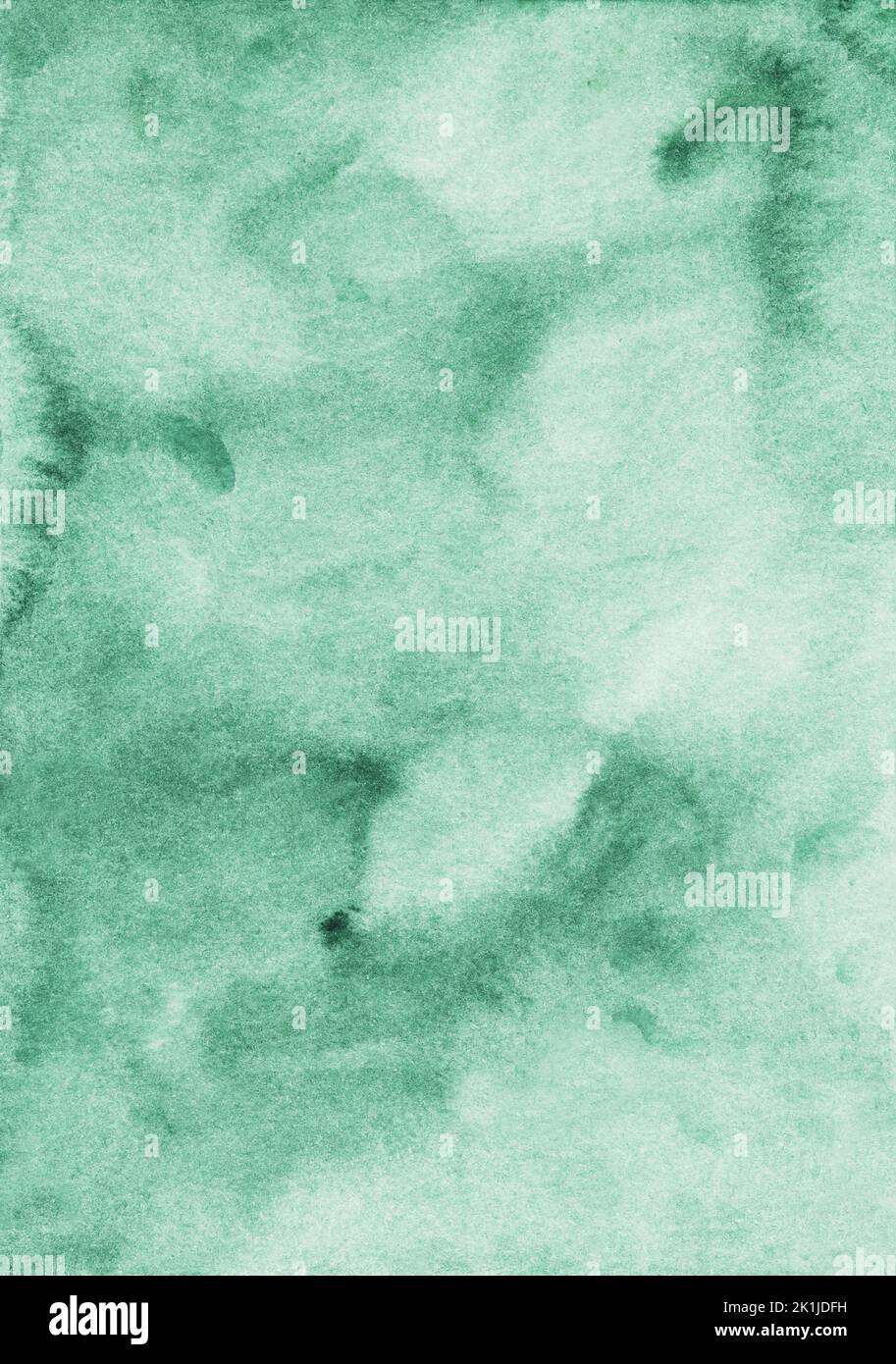 Watercolor light emerald background texture. Aquarelle abstract liquid ...