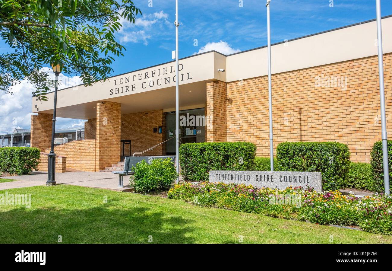 Tenterfield Shire Council building in northern New South Wales ...