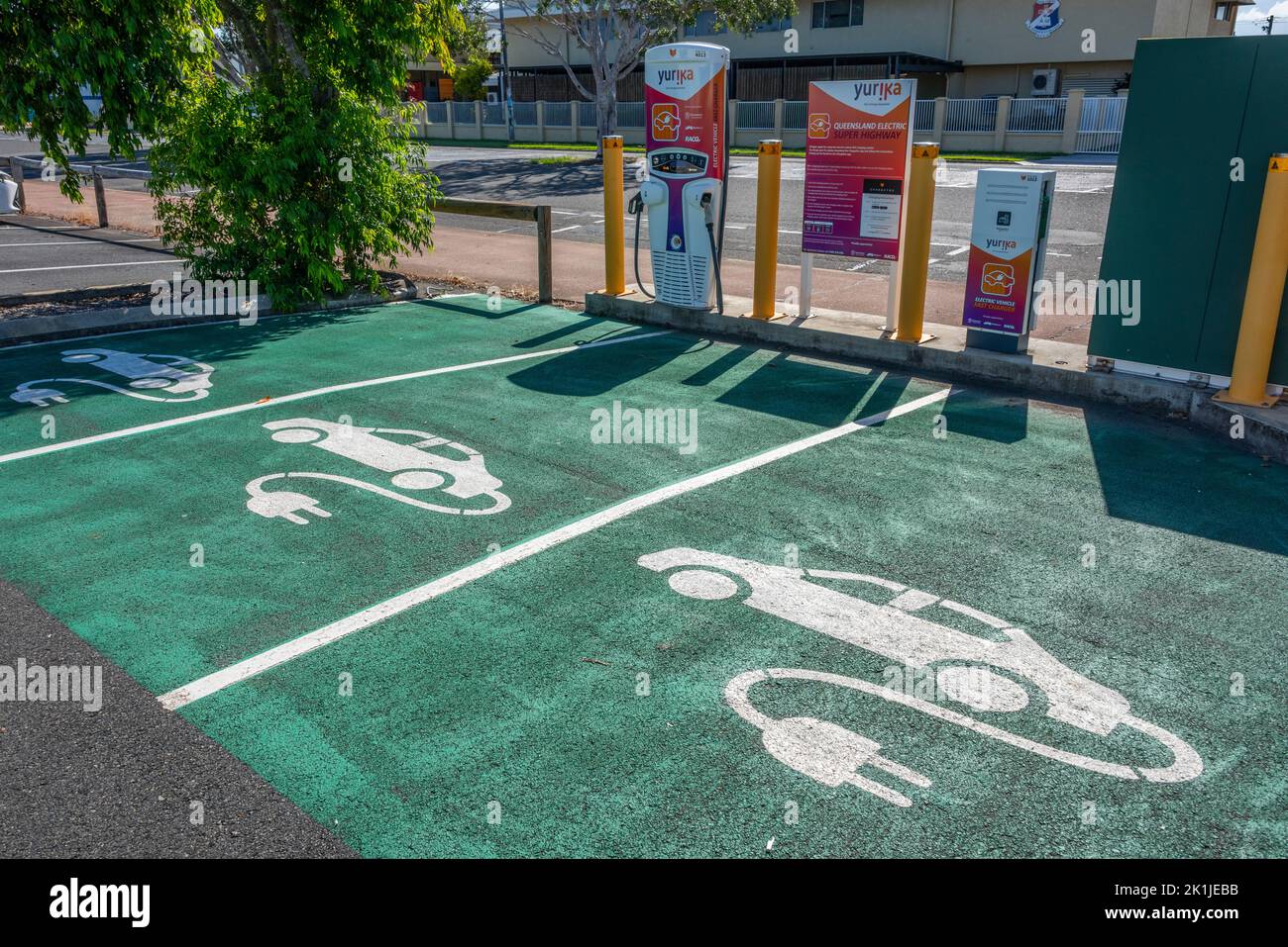 chargefox electric vehicle charging station in Mackay City, Queensland ...
