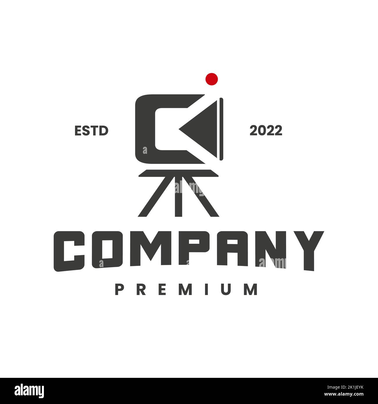 Creative logo video recording letter C ,video icon. video camera vector ...