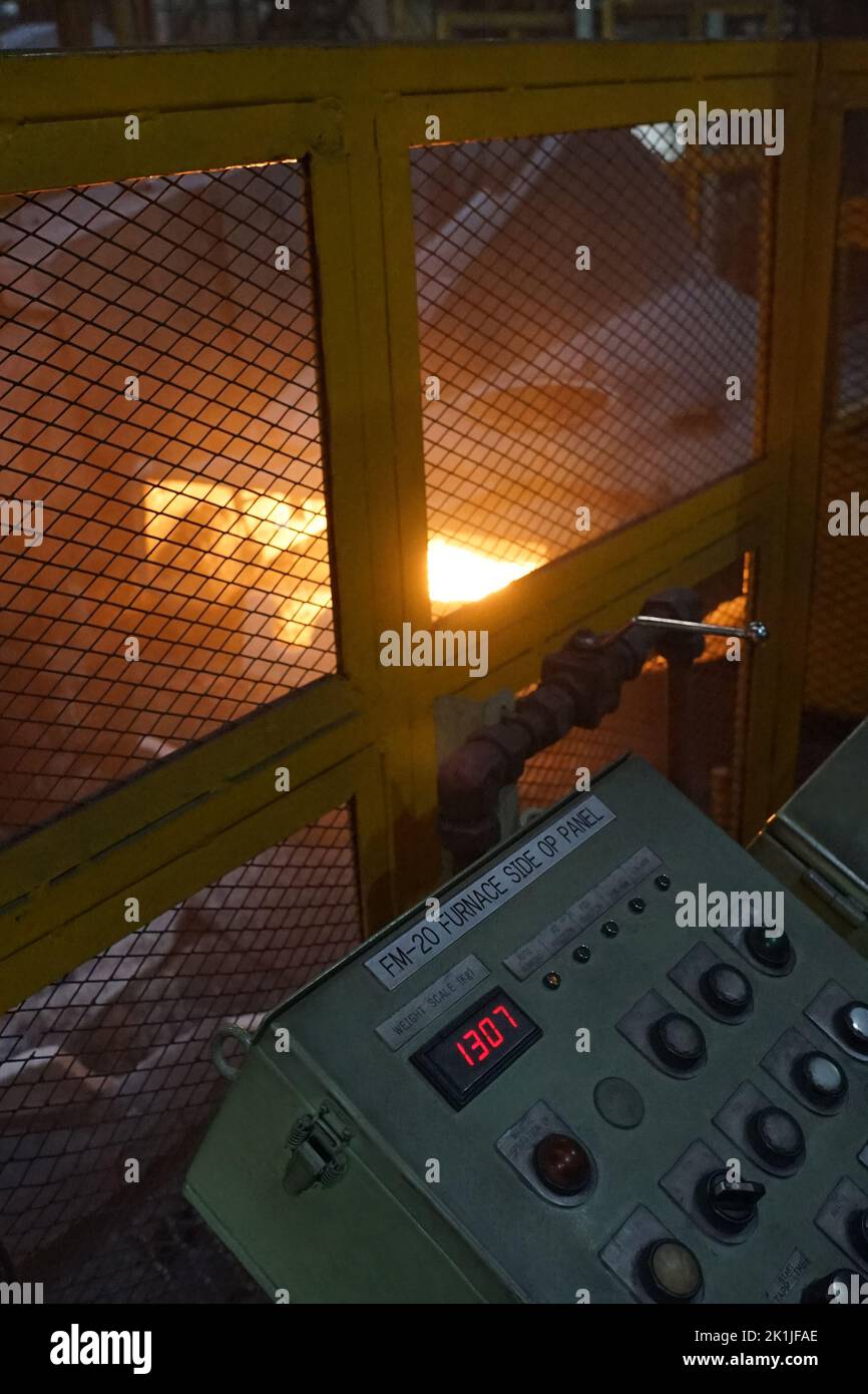 Switch module panel in factory Stock Photo - Alamy