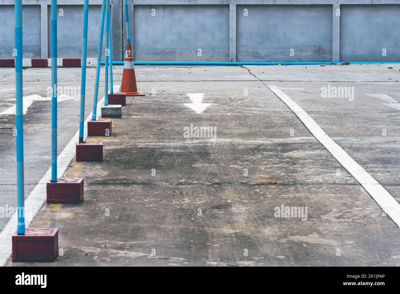 Driving test and training area with simulate test for driving license ...