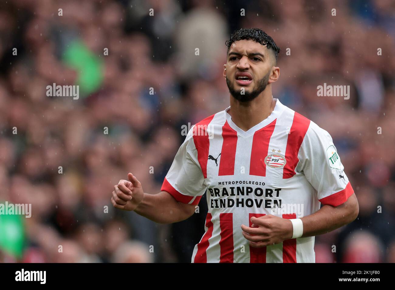 EINDHOVEN - Ismael Saibari of PSV Eindhoven during the Dutch Eredivisie ...