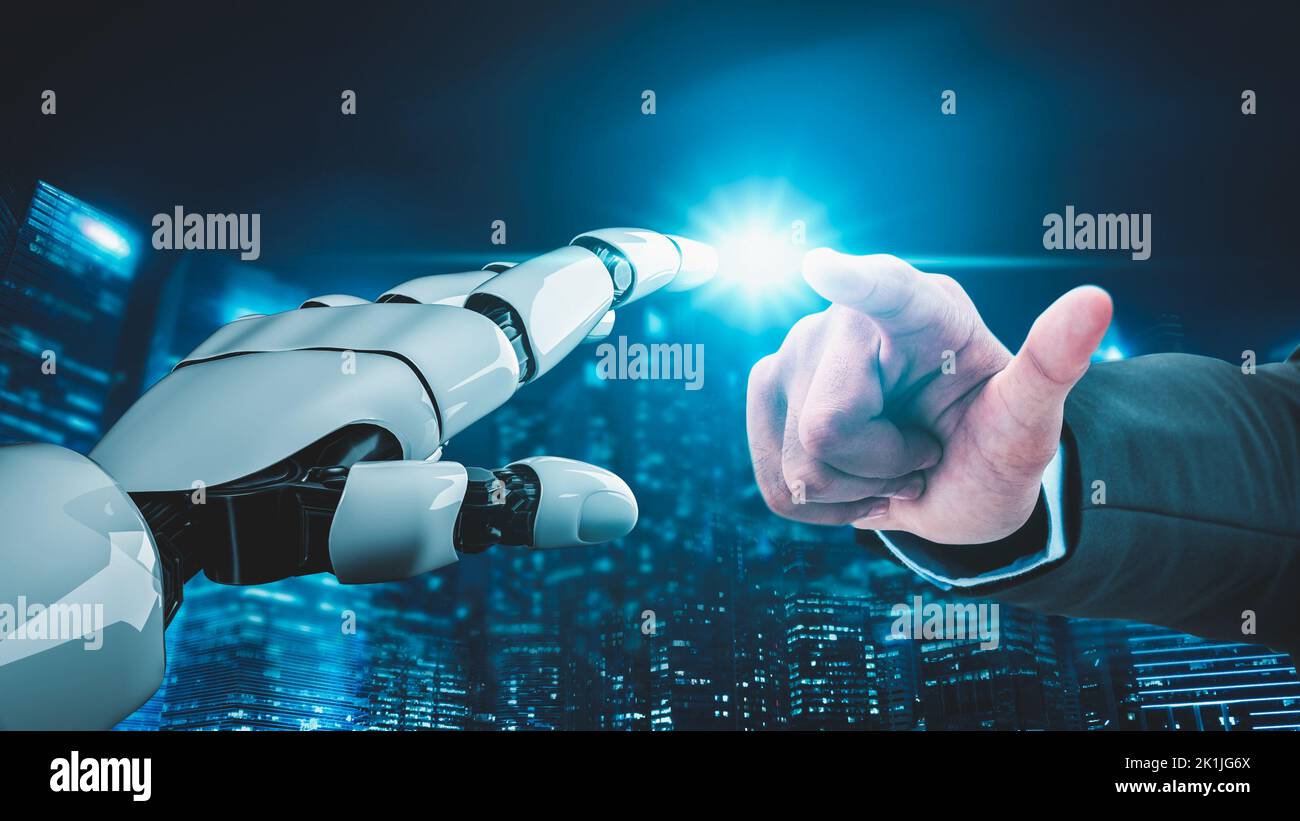 Smart hand bionic hi-res stock photography and images - Alamy