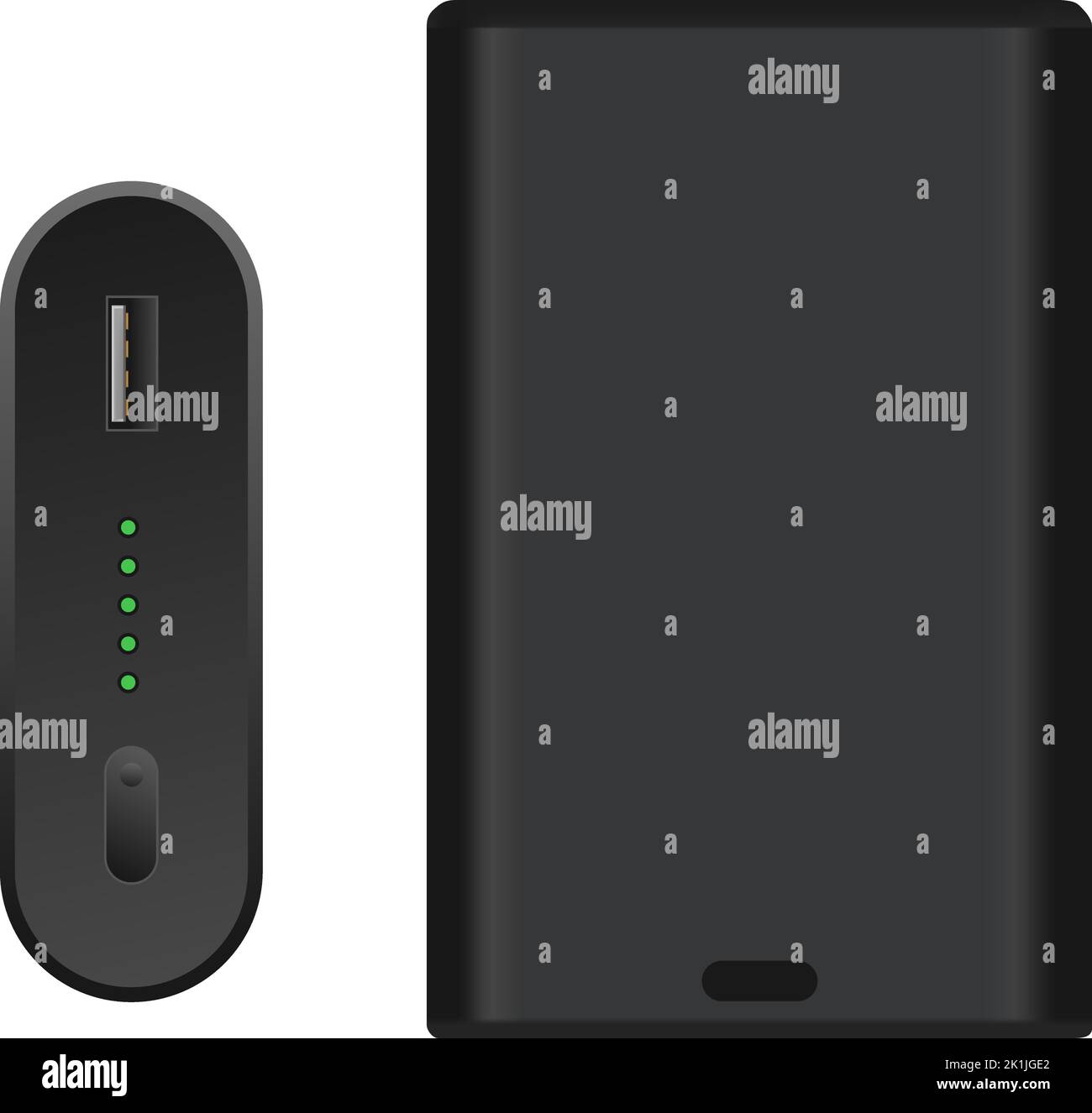 Charger or power bank for filling batteries vector Stock Vector Image ...