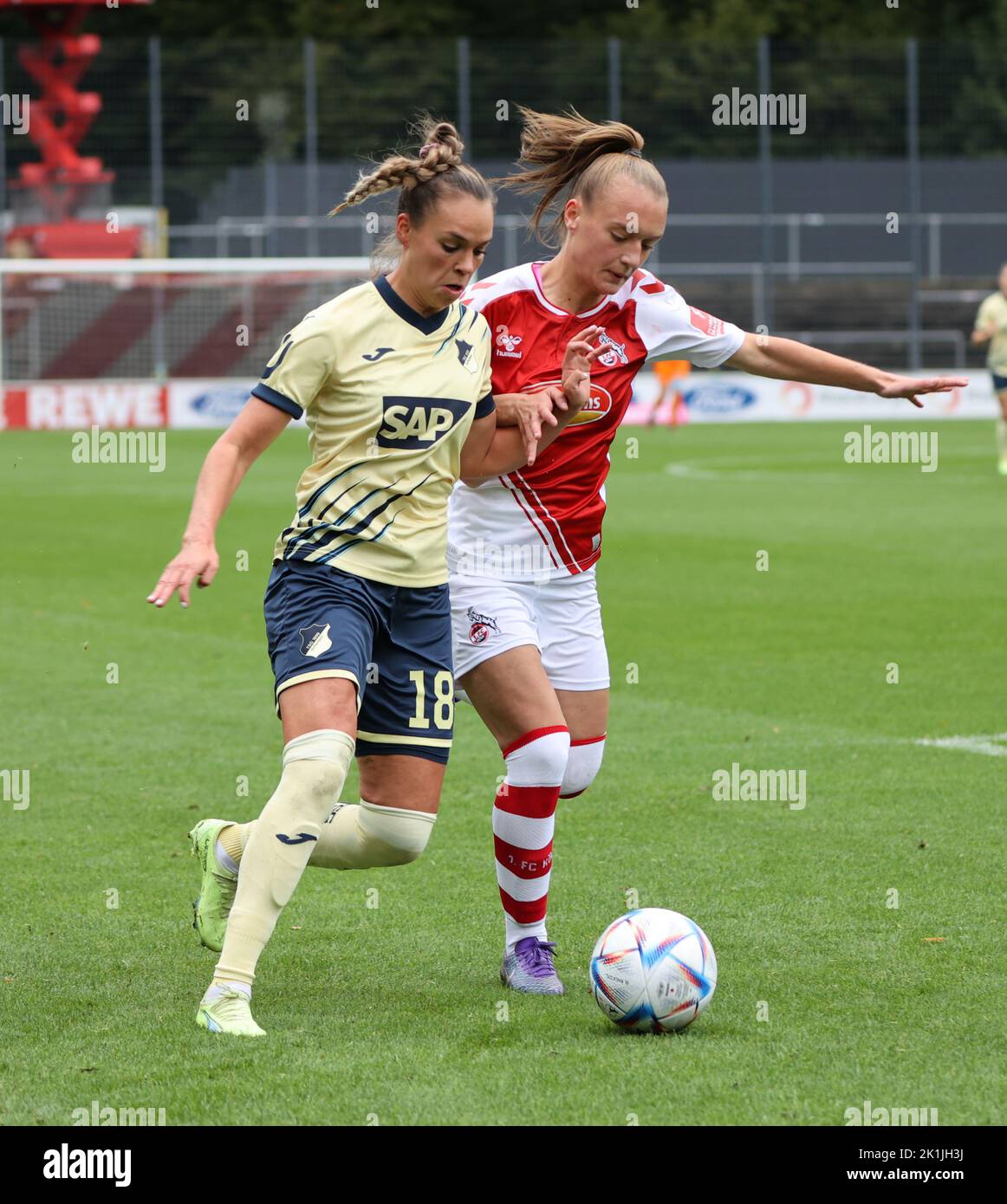Cologne, Germany. 19th Sep, 2022. Flyeralarm Frauen Bundesliga ...