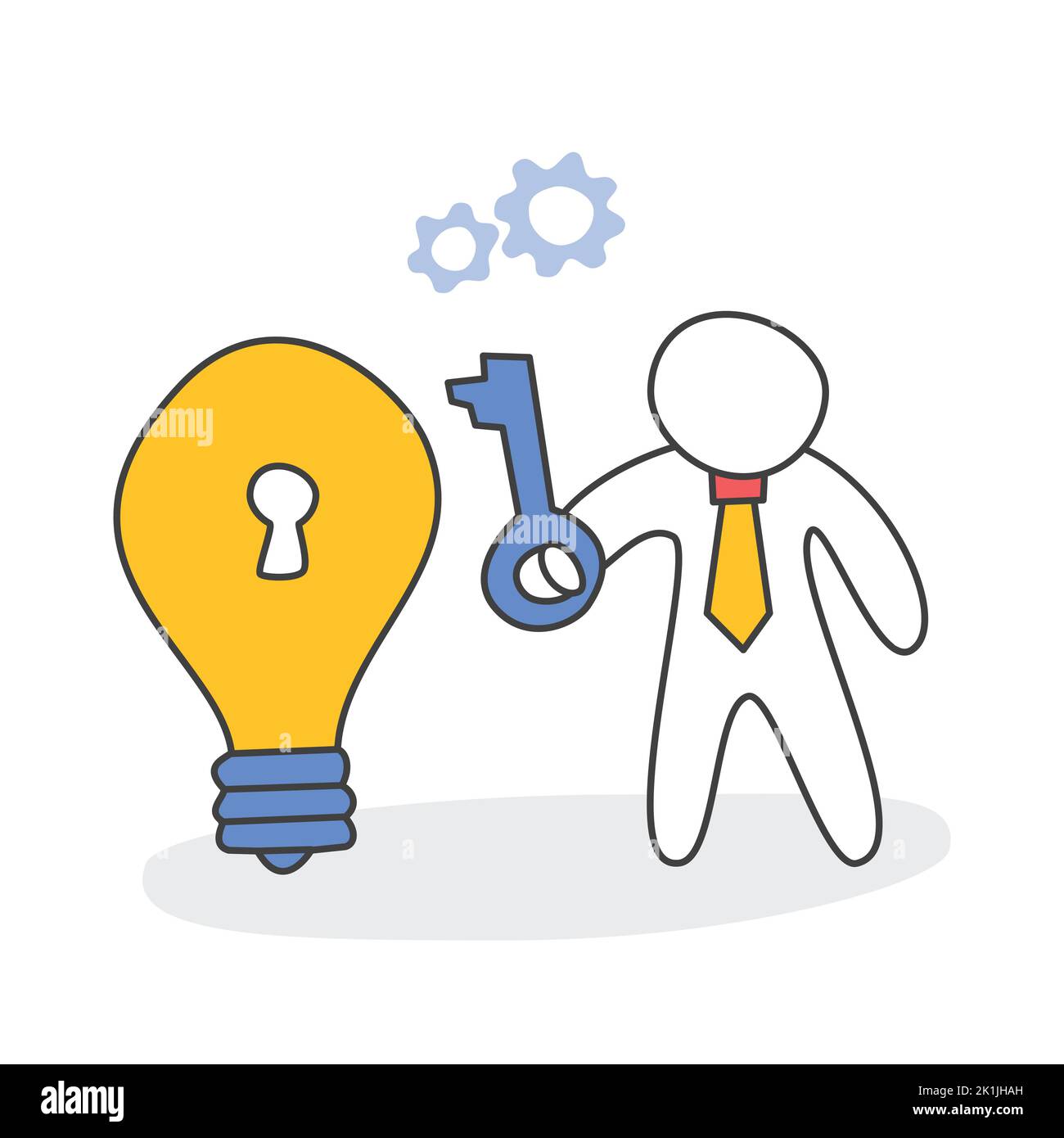 Idea vector illustration. Concept for Solution, Business, Problem, Idea ...
