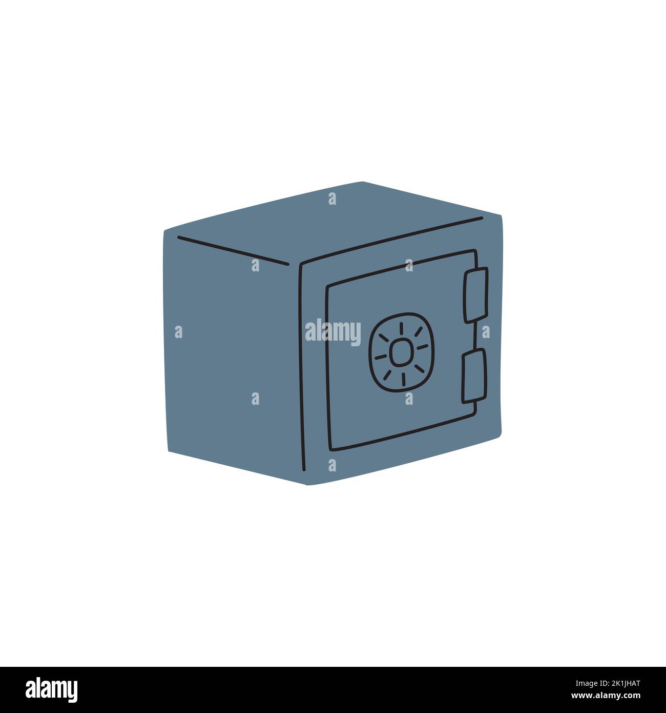 Safe deposit box vector. 3d illustration for Business, Finance, Money ...