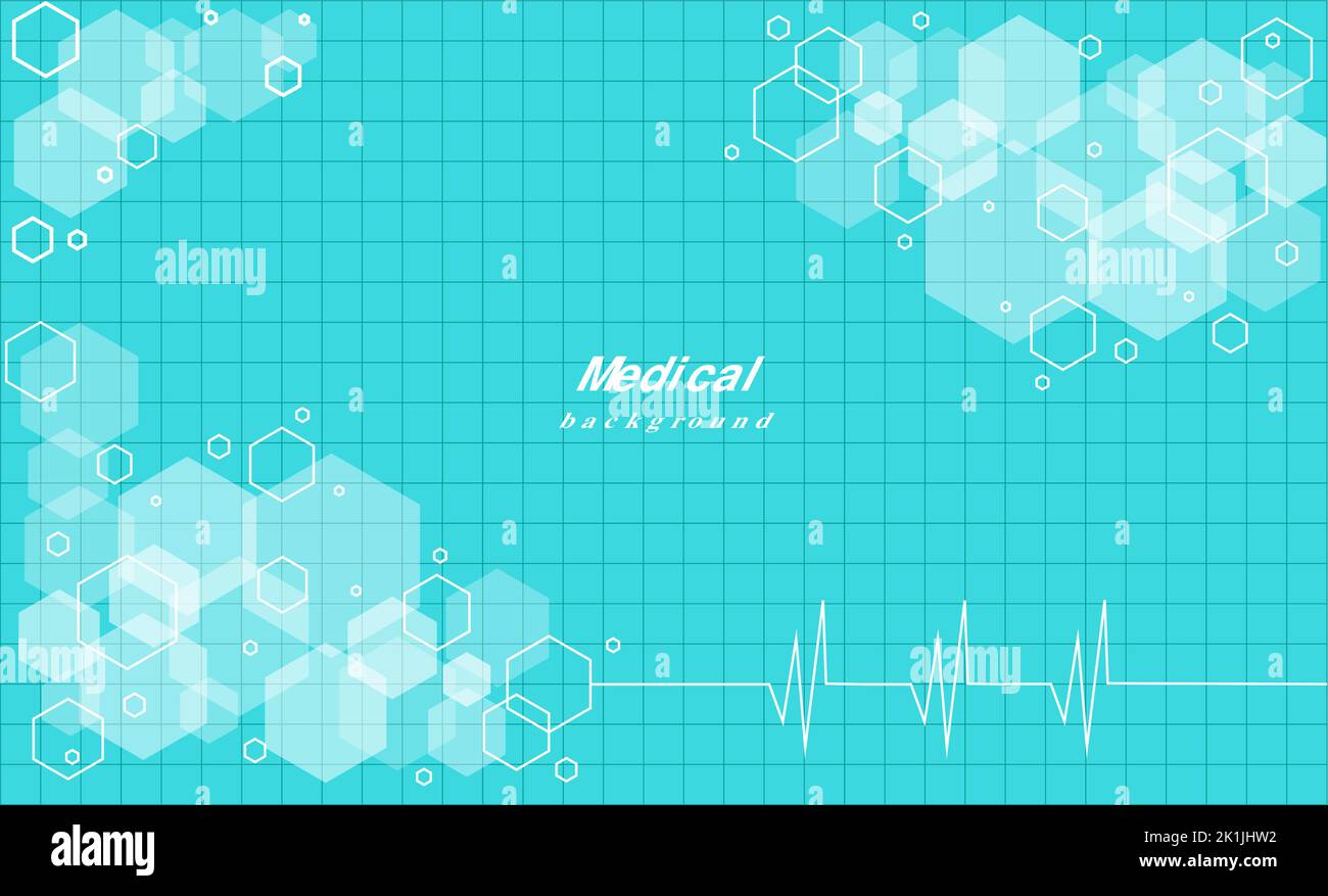 medikal background squares pentagon pluse vector illustration Stock ...