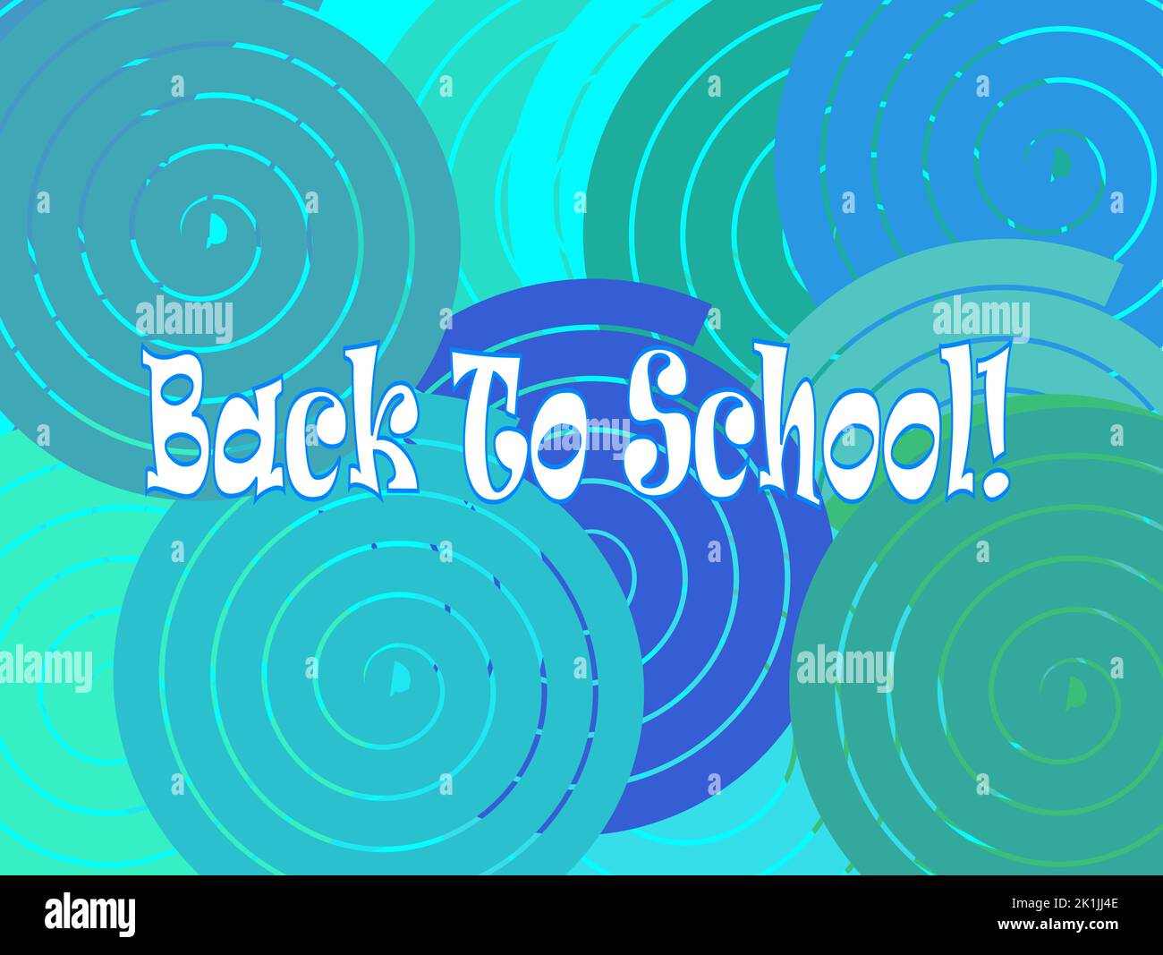 Text Back To School on abstract watercolor background with pastel ...