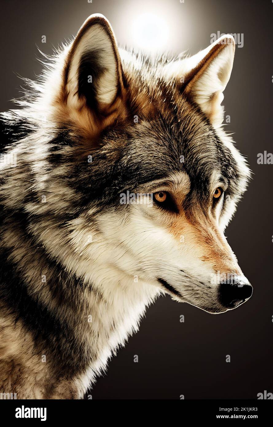 Ai generated wolf hi-res stock photography and images - Alamy