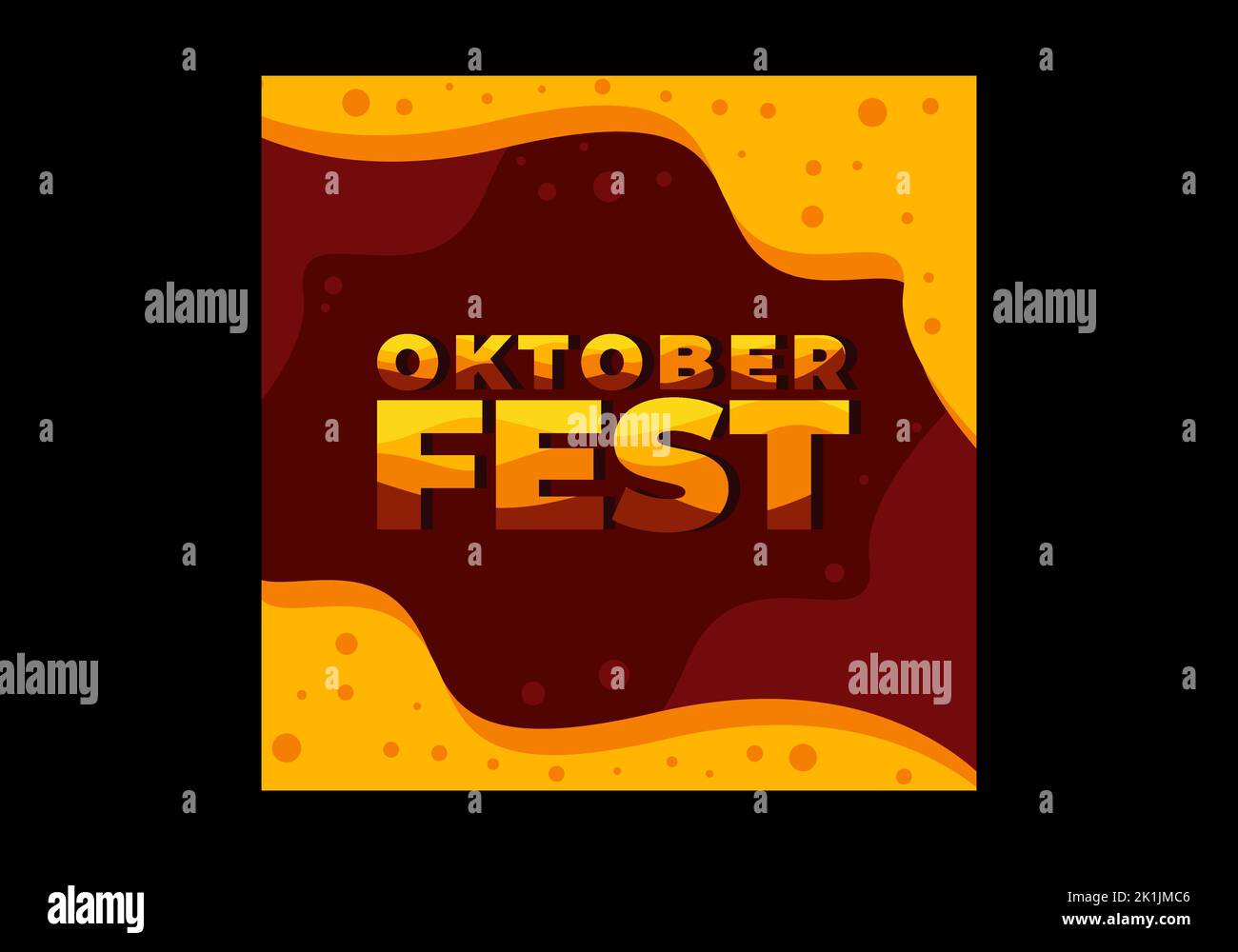 Oktoberfest text effect for social media banner design Stock Vector ...