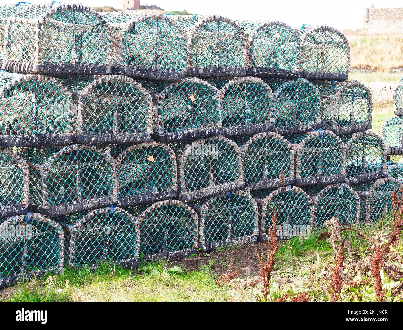 Old crab pots hi-res stock photography and images - Alamy