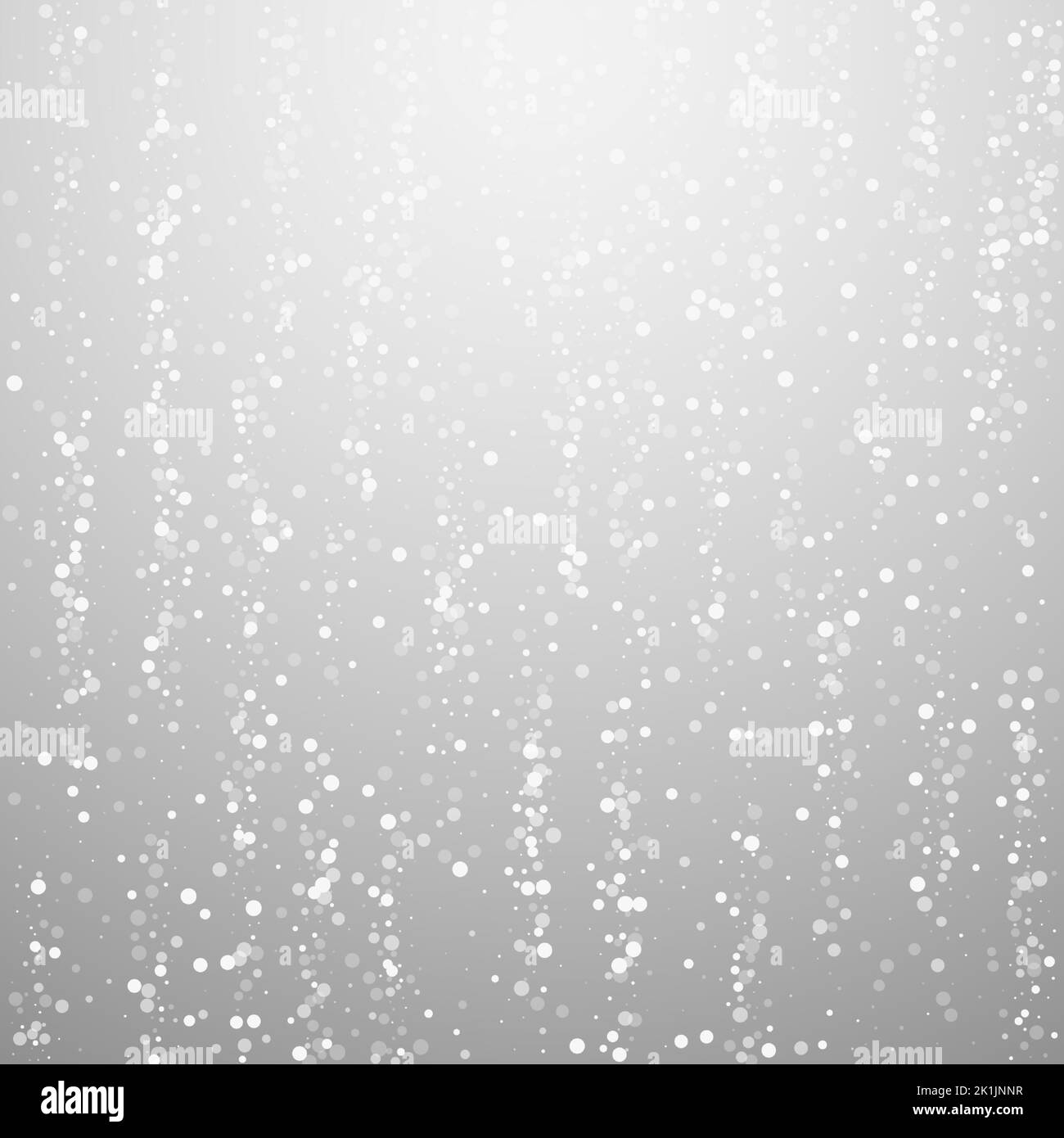 Christmas falling snow background. Subtle flying snow flakes and stars ...
