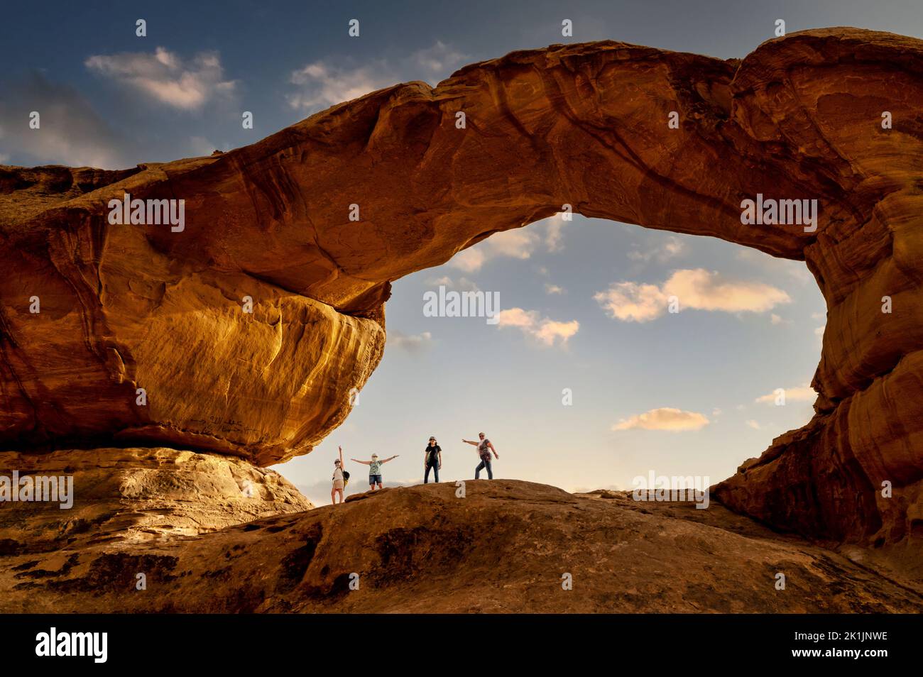 The Jordanian desert at Wadi Rum or Valley of the Moon Stock Photo - Alamy