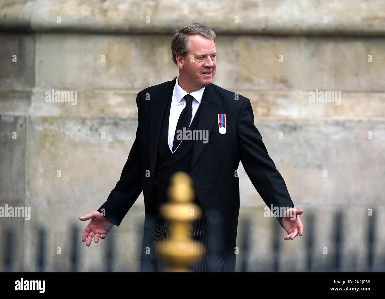 Scottish Secretary Alister Jack arrives for the State Funeral of Queen ...