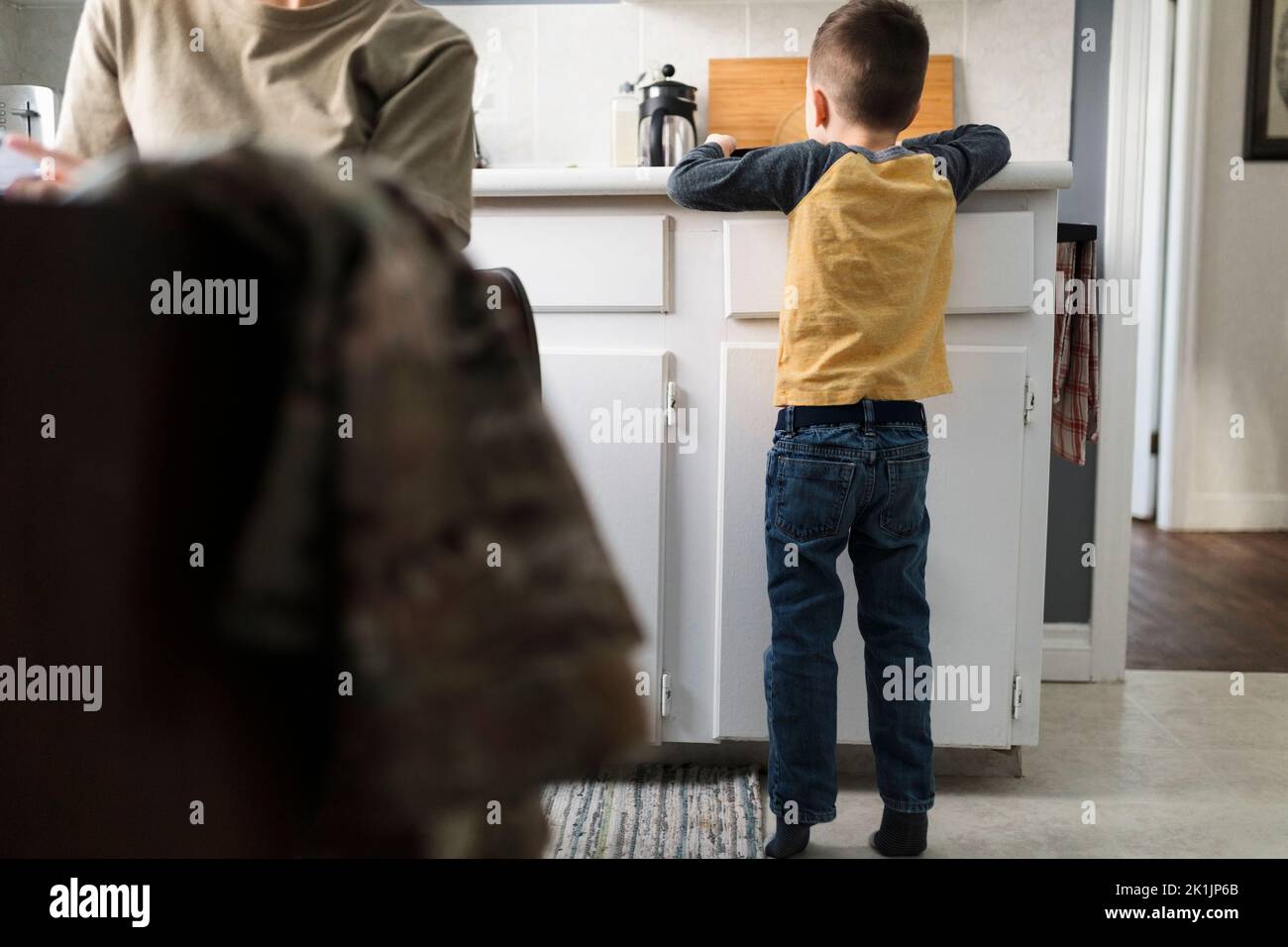 Caucasian boy counter hi-res stock photography and images - Alamy