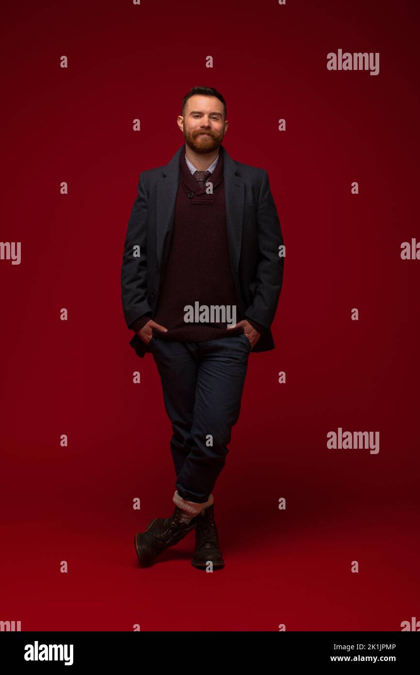 Full length portrait man in suit hi-res stock photography and images ...