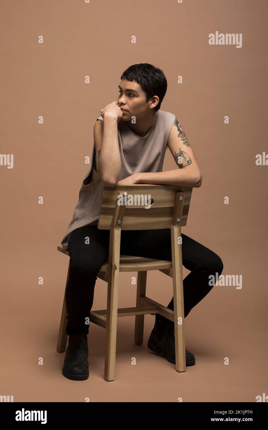 Straddle chair hi-res stock photography and images - Alamy