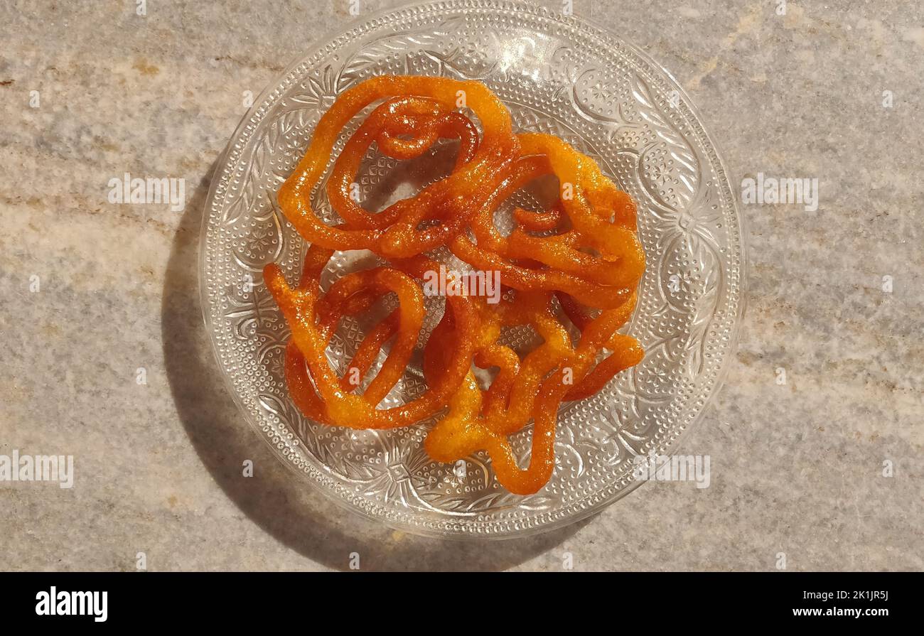 Indian Sweet Jalebi or imarti. Jalebi is one of the most delicious ...