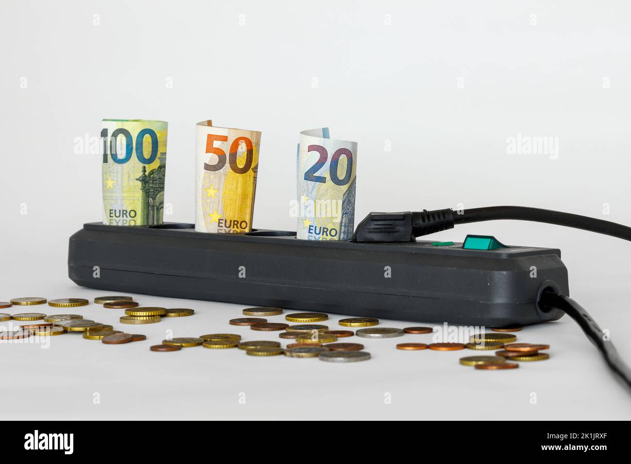 Inflation an rise up of energy costs Stock Photo - Alamy