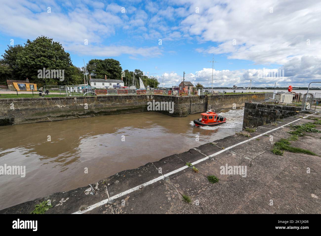 Harbour pilot boat, Lydney Harbour, Lydney, Gloucestershire, GL15 4ER ...