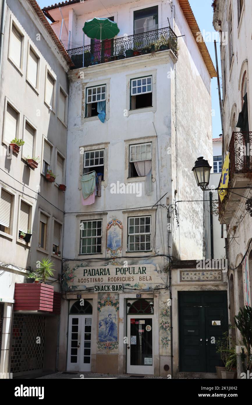 Old deteriorating building in Coimbra, Portugal Stock Photo - Alamy